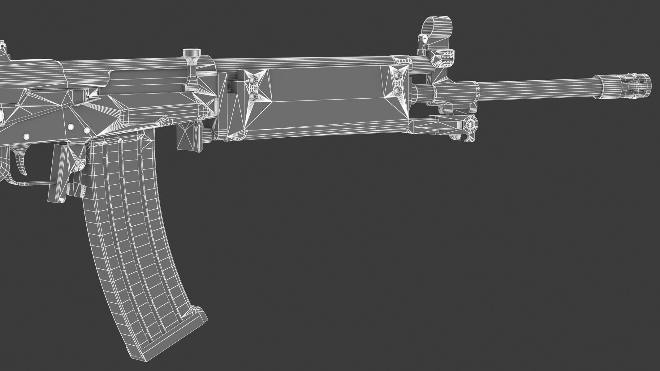 Vektor R4 Low Poly - 3D Model by frezzy