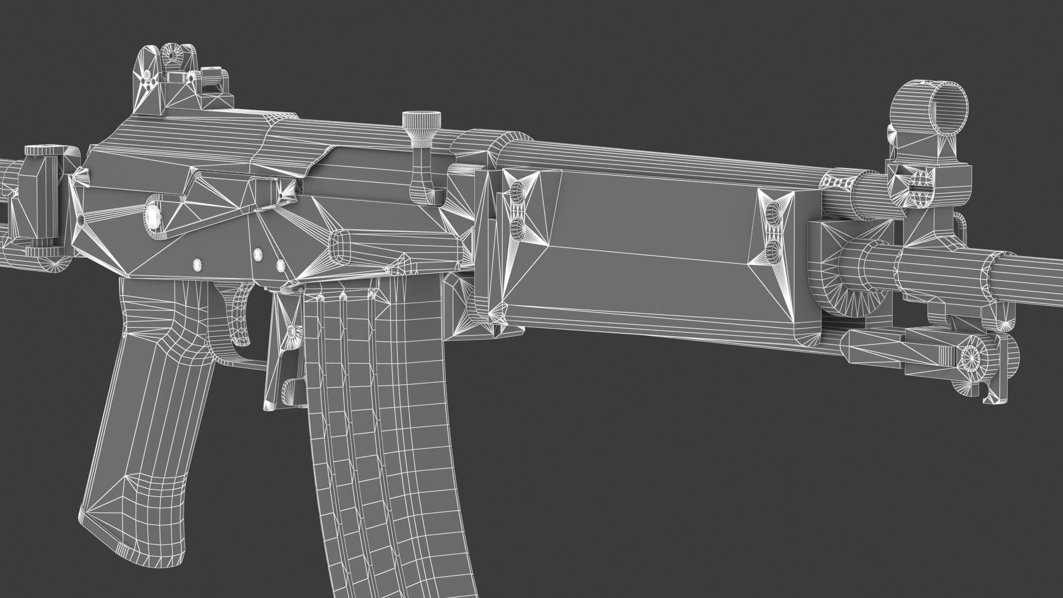 Vektor R4 Low Poly - 3D Model by frezzy