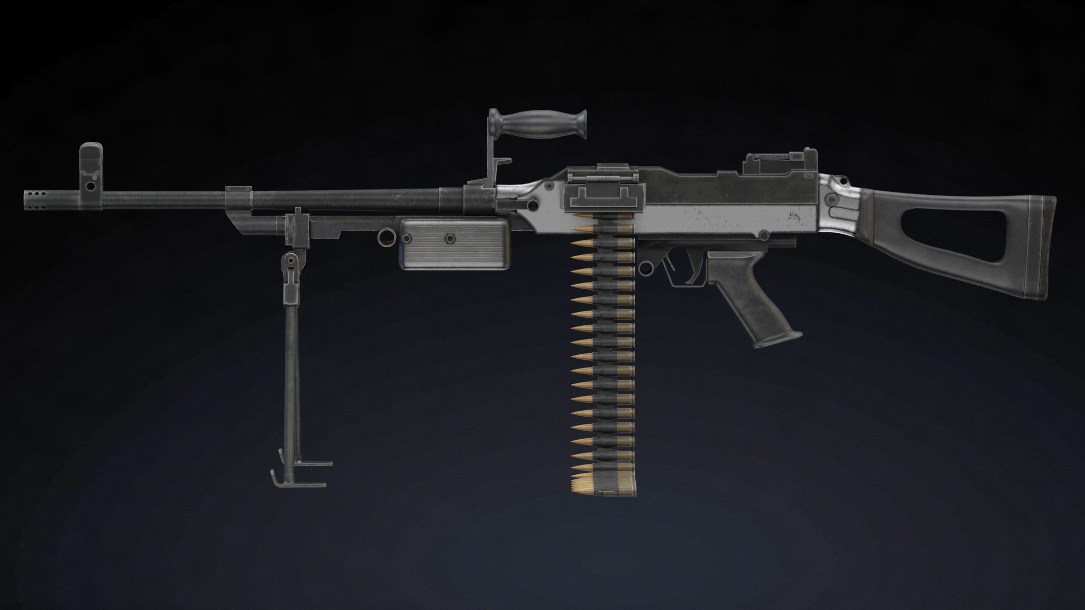 Vektor SS-77 Low Poly 3D Model by frezzy