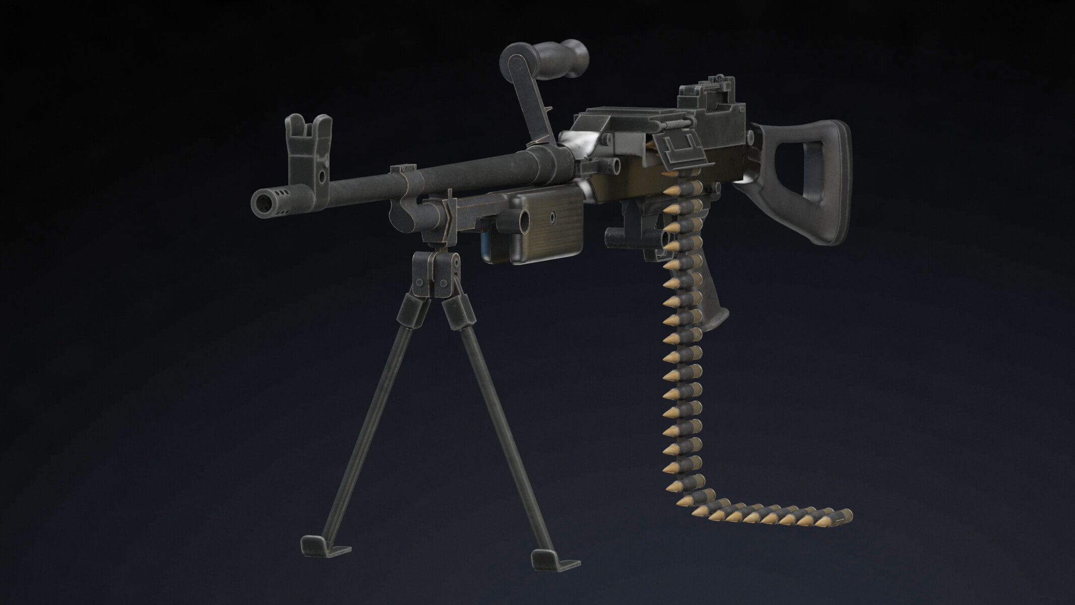 Vektor SS-77 Low Poly 3D Model by frezzy