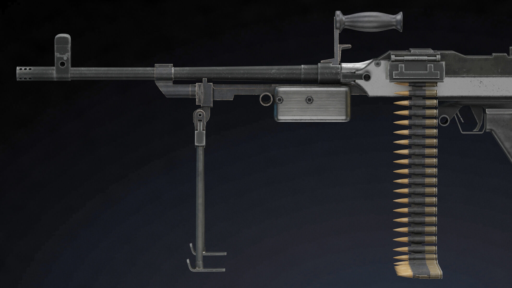 Vektor SS-77 Low Poly 3D Model by frezzy