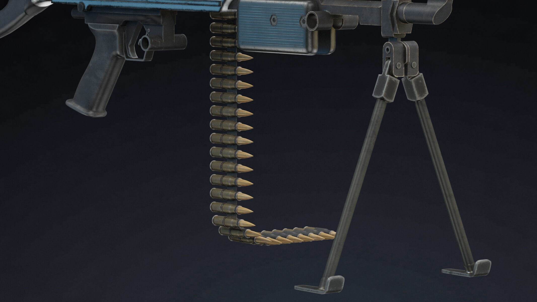 Vektor SS-77 Low Poly 3D Model by frezzy