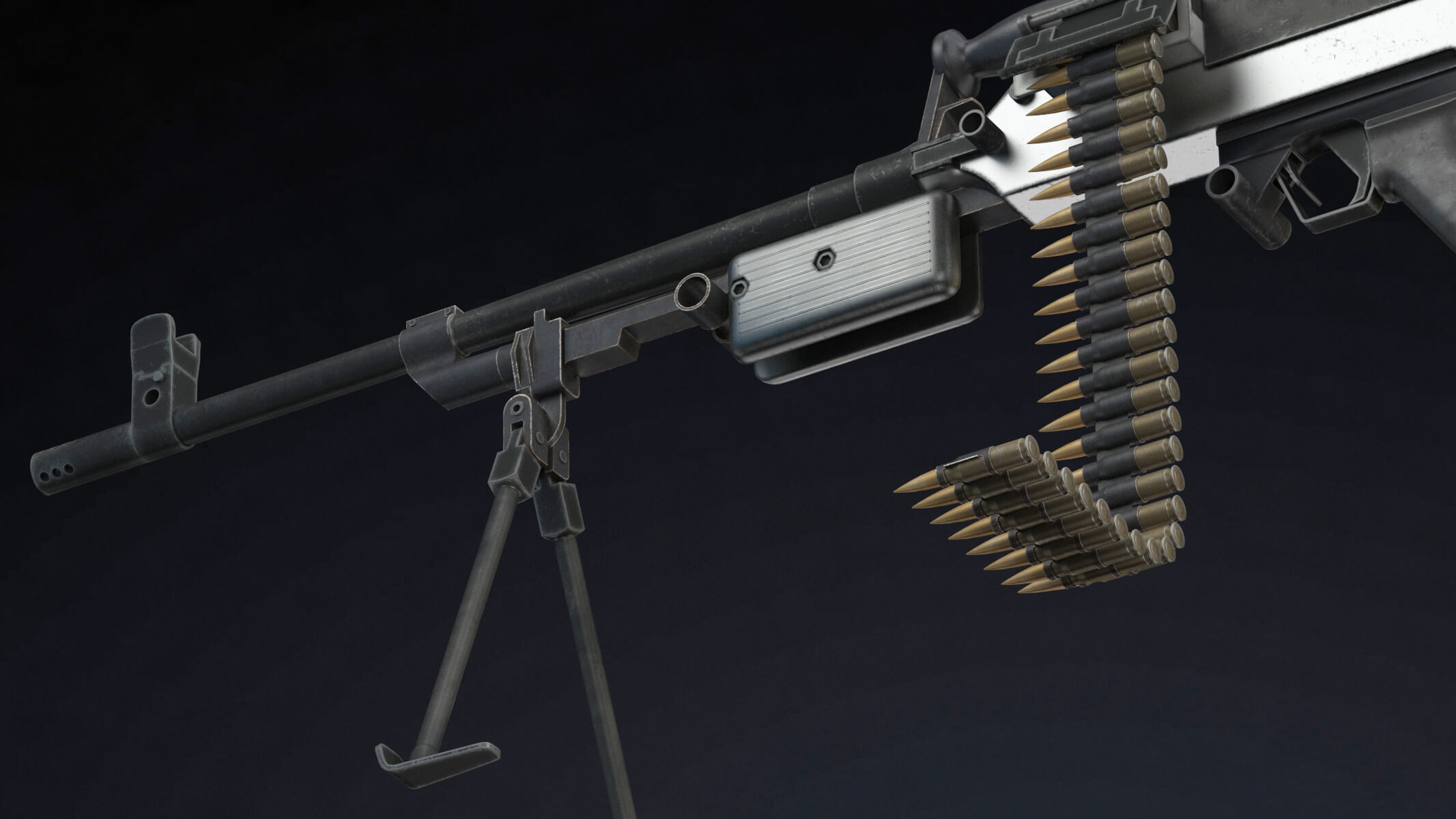 Vektor SS-77 Low Poly 3D Model by frezzy