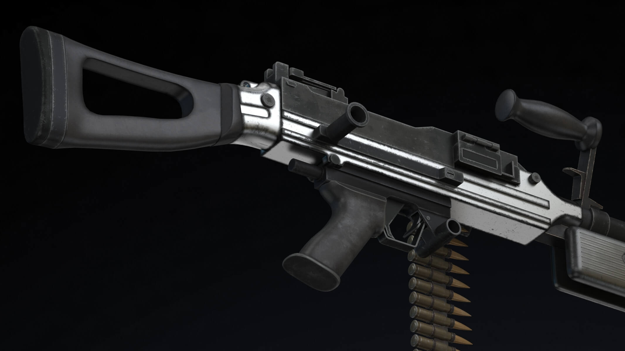 Vektor SS-77 Low Poly 3D Model by frezzy