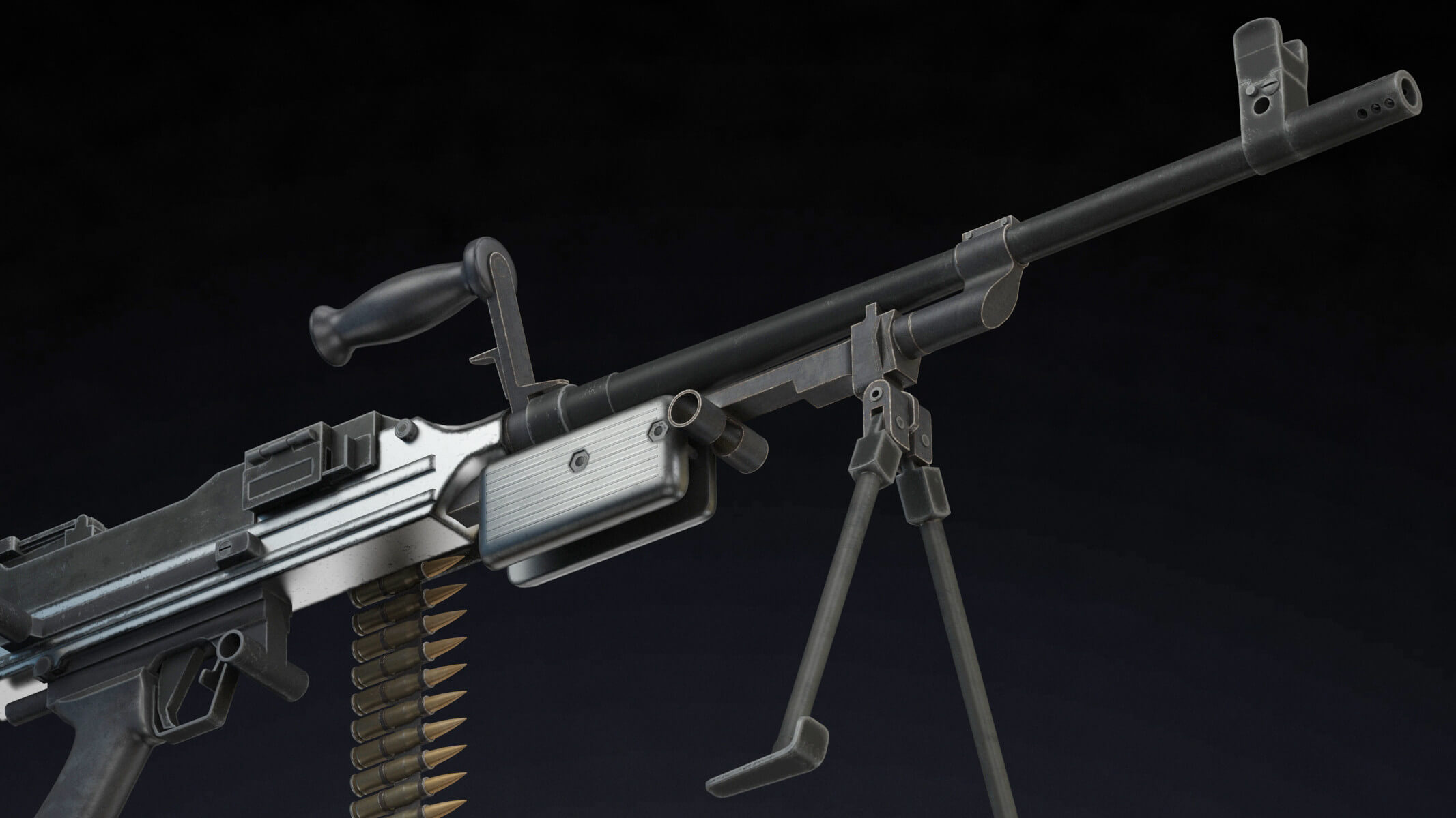 Vektor SS-77 Low Poly 3D Model by frezzy