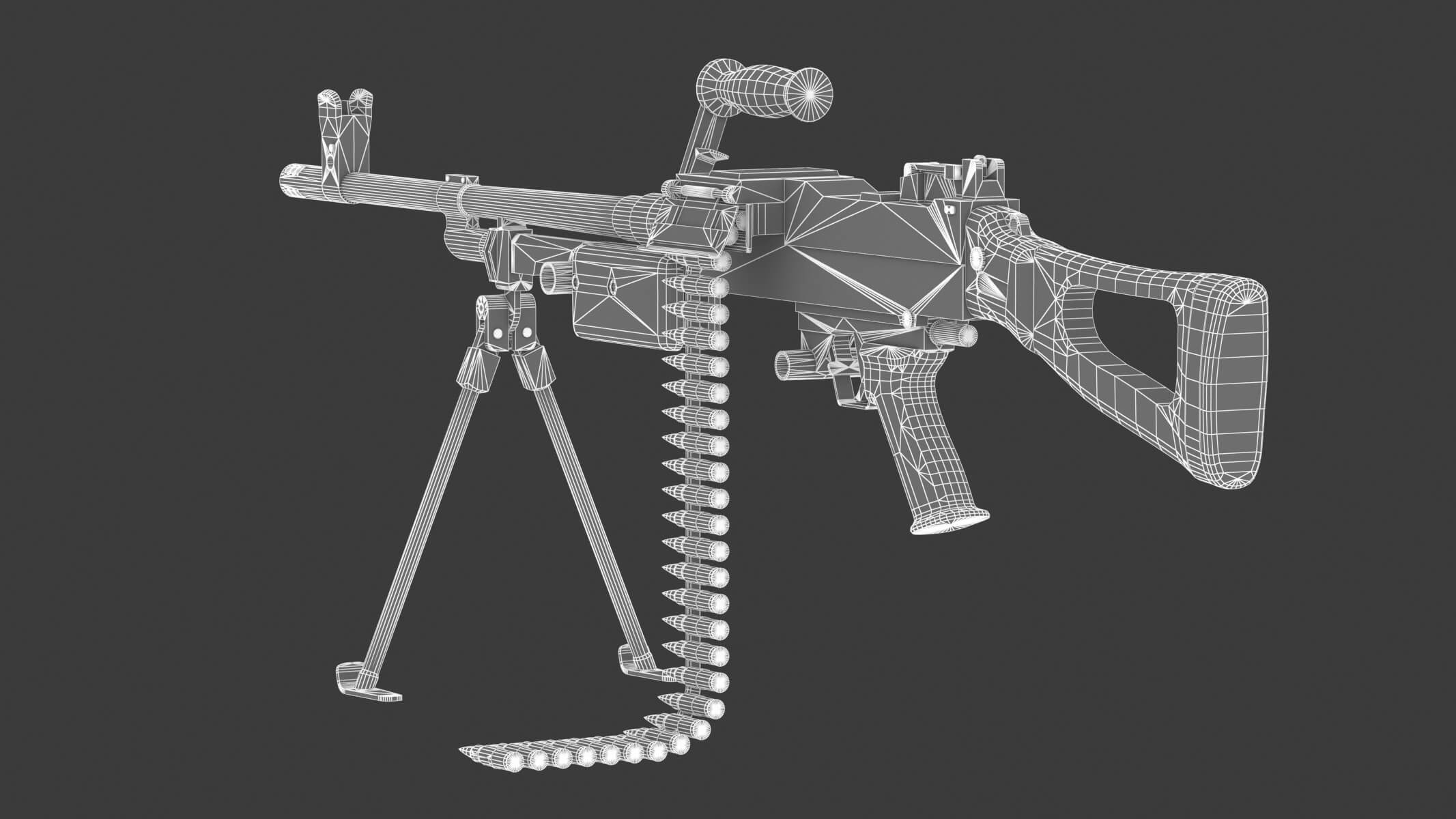 Vektor SS-77 Low Poly 3D Model by frezzy