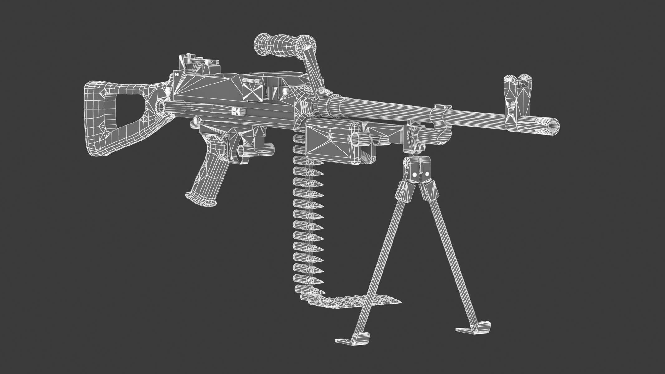 Vektor SS-77 Low Poly 3D Model by frezzy