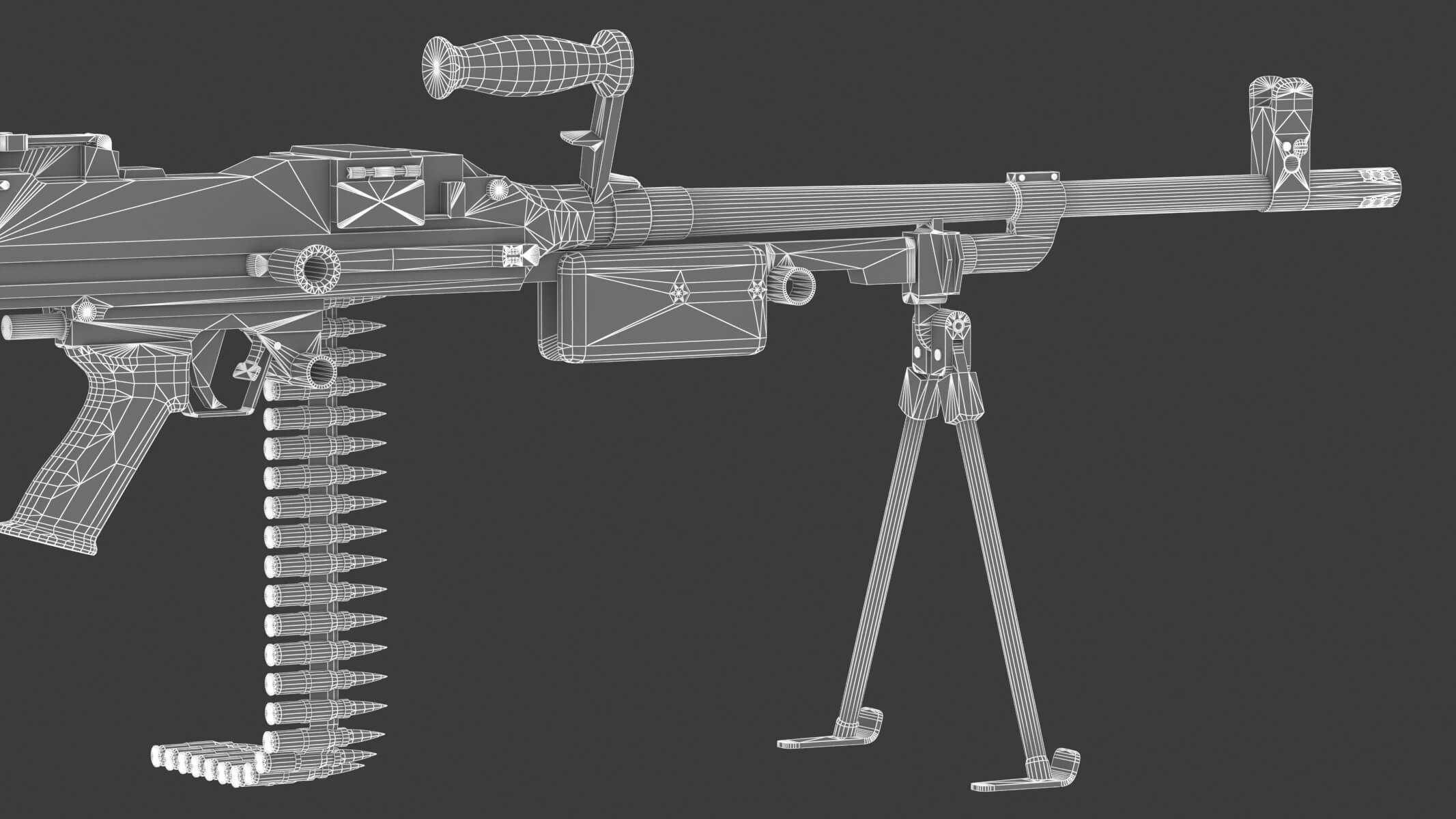 Vektor SS-77 Low Poly 3D Model by frezzy