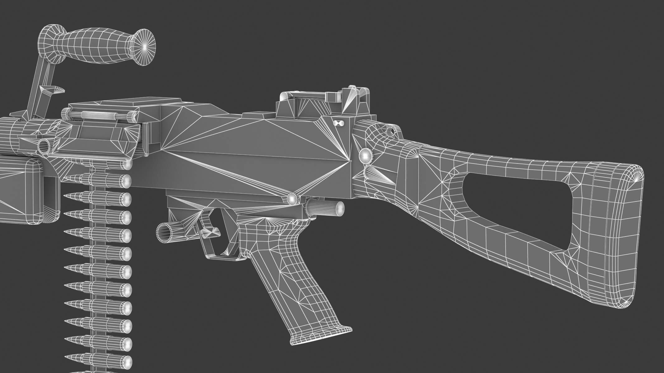 Vektor SS-77 Low Poly 3D Model by frezzy