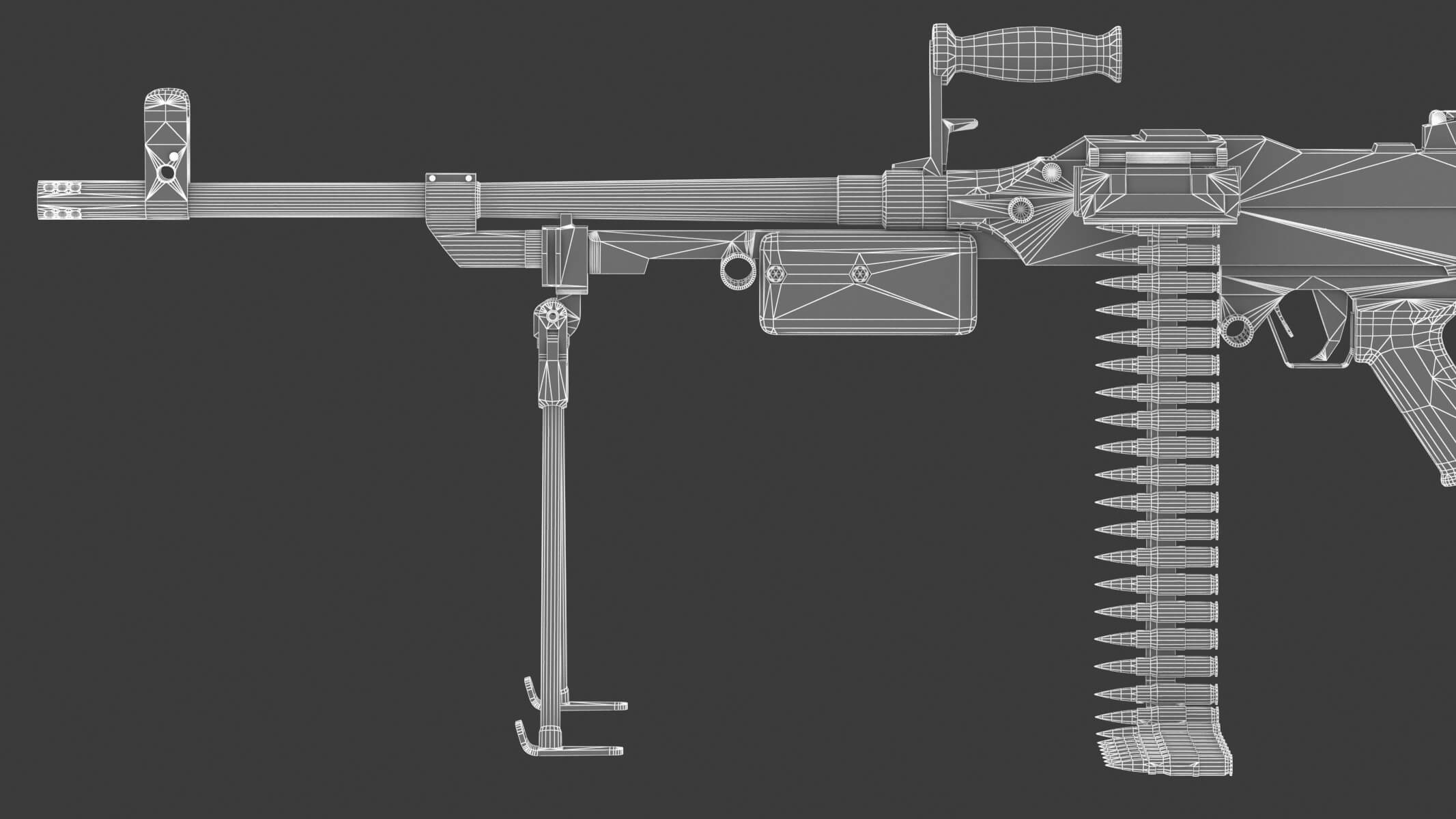 Vektor SS-77 Low Poly 3D Model by frezzy