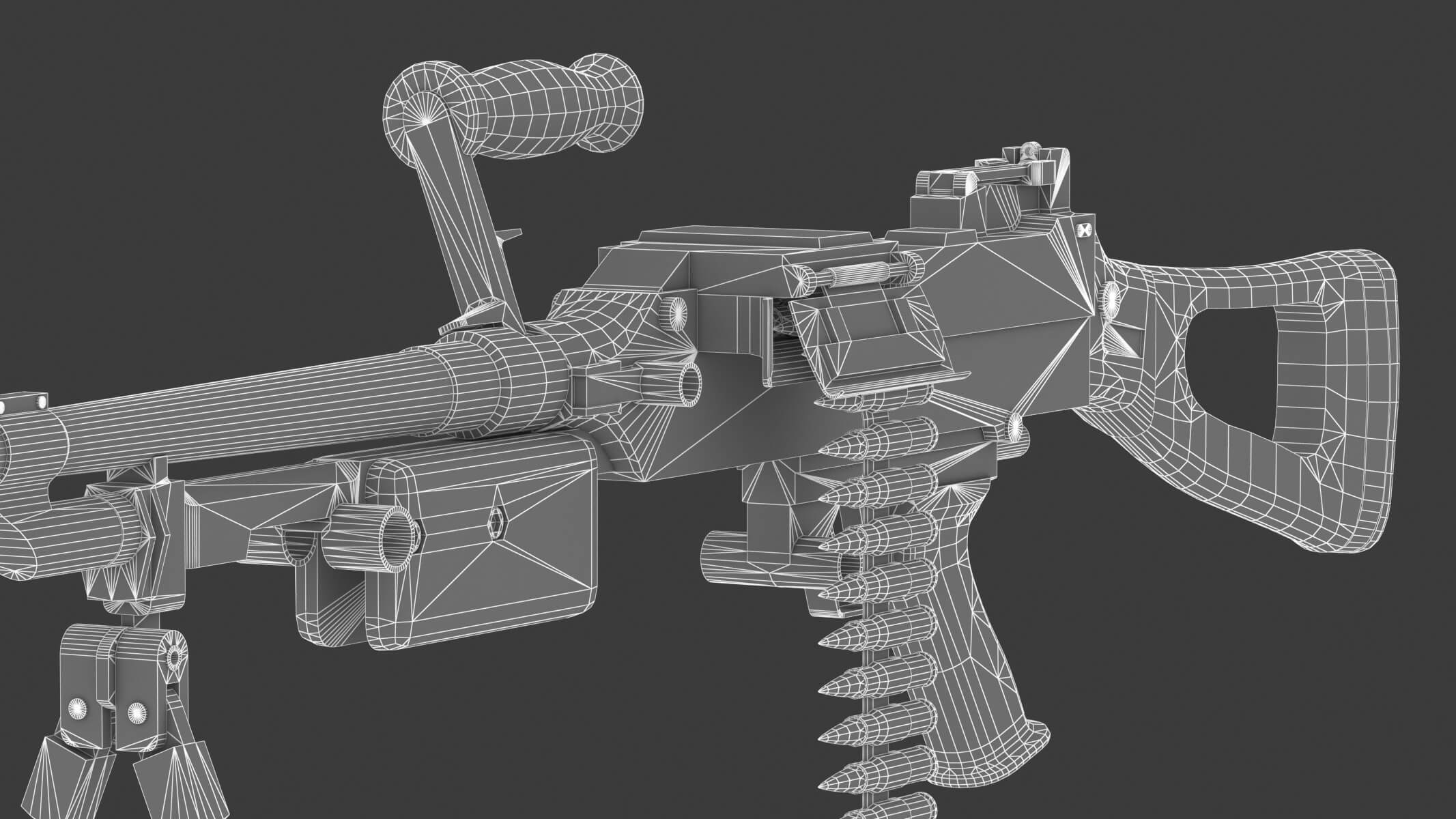 Vektor SS-77 Low Poly 3D Model by frezzy