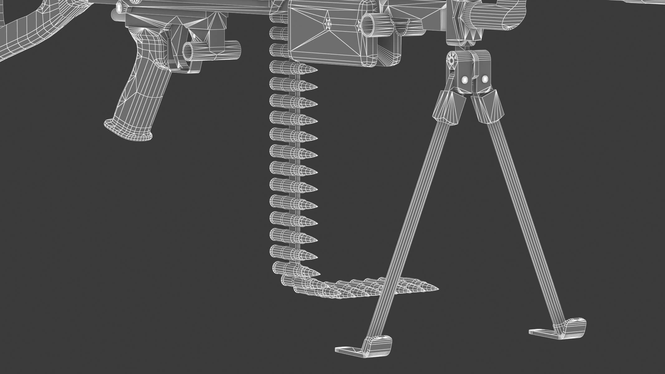 Vektor SS-77 Low Poly 3D Model by frezzy