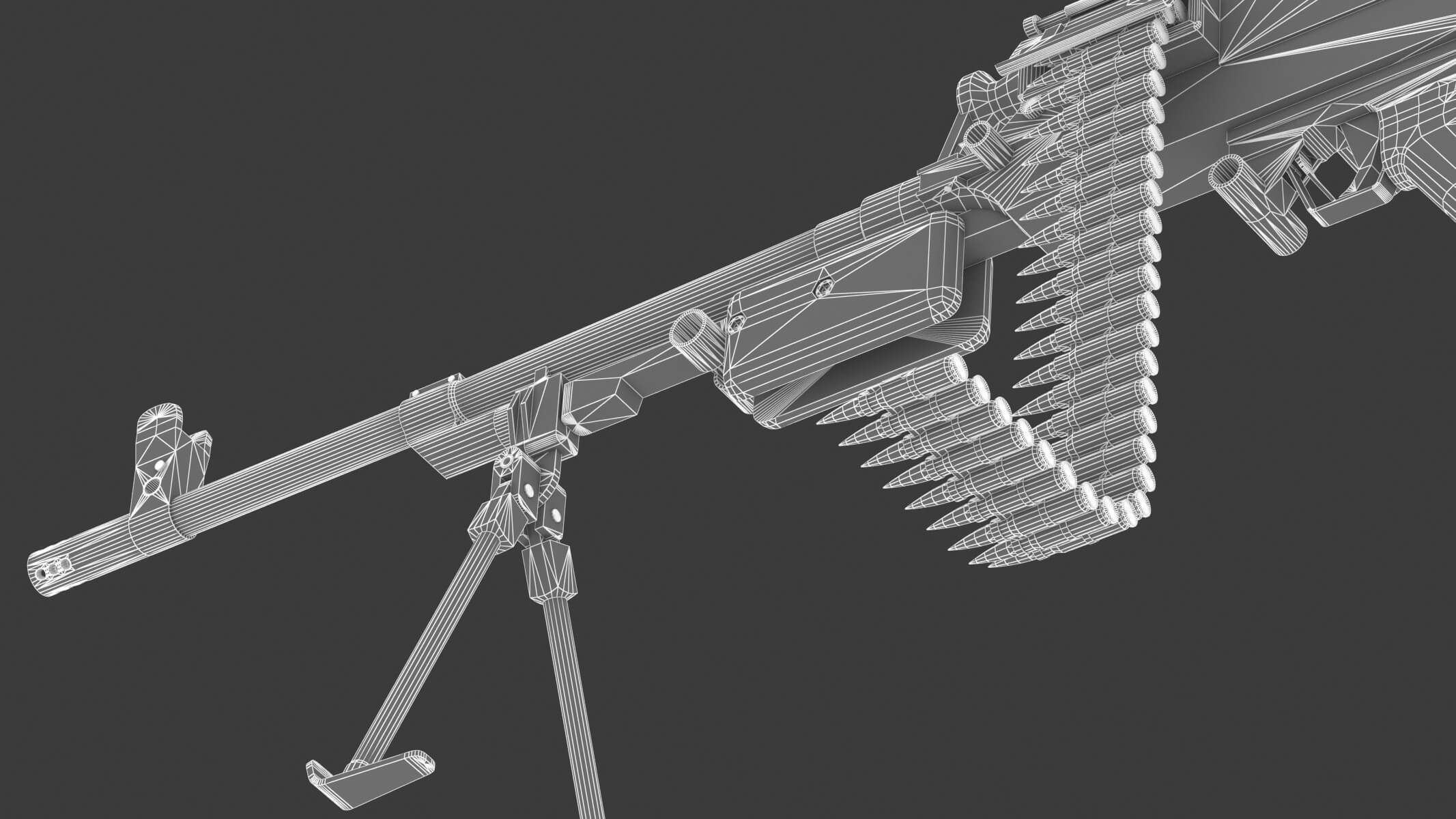 Vektor SS-77 Low Poly 3D Model by frezzy