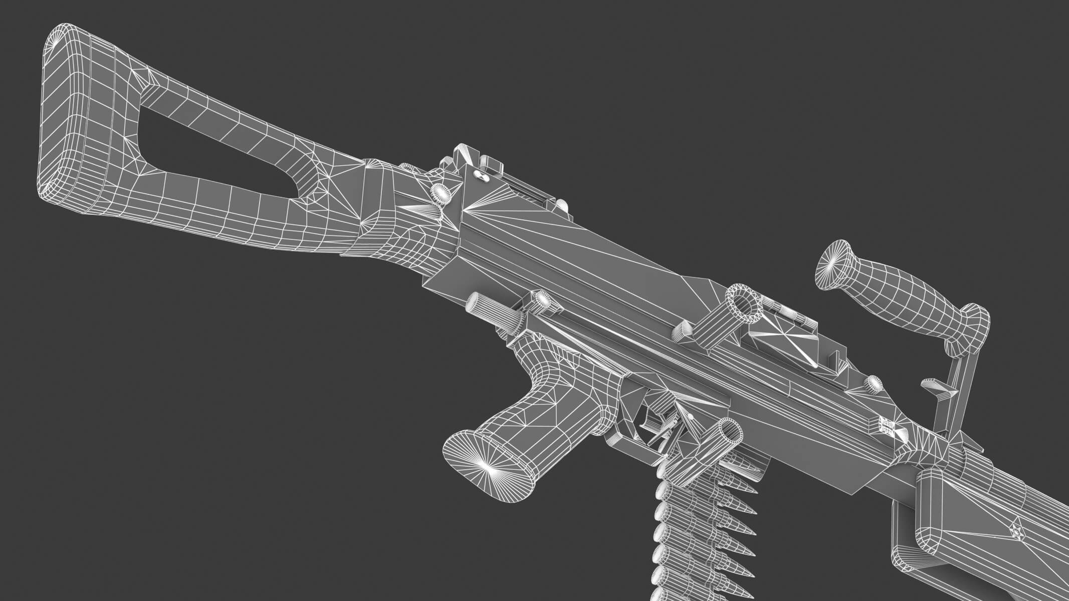 Vektor SS-77 Low Poly 3D Model by frezzy