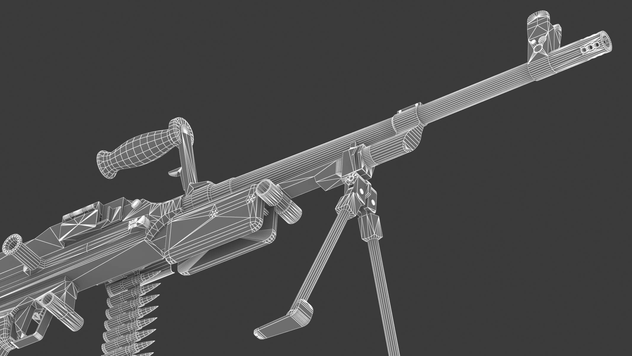 Vektor SS-77 Low Poly 3D Model by frezzy