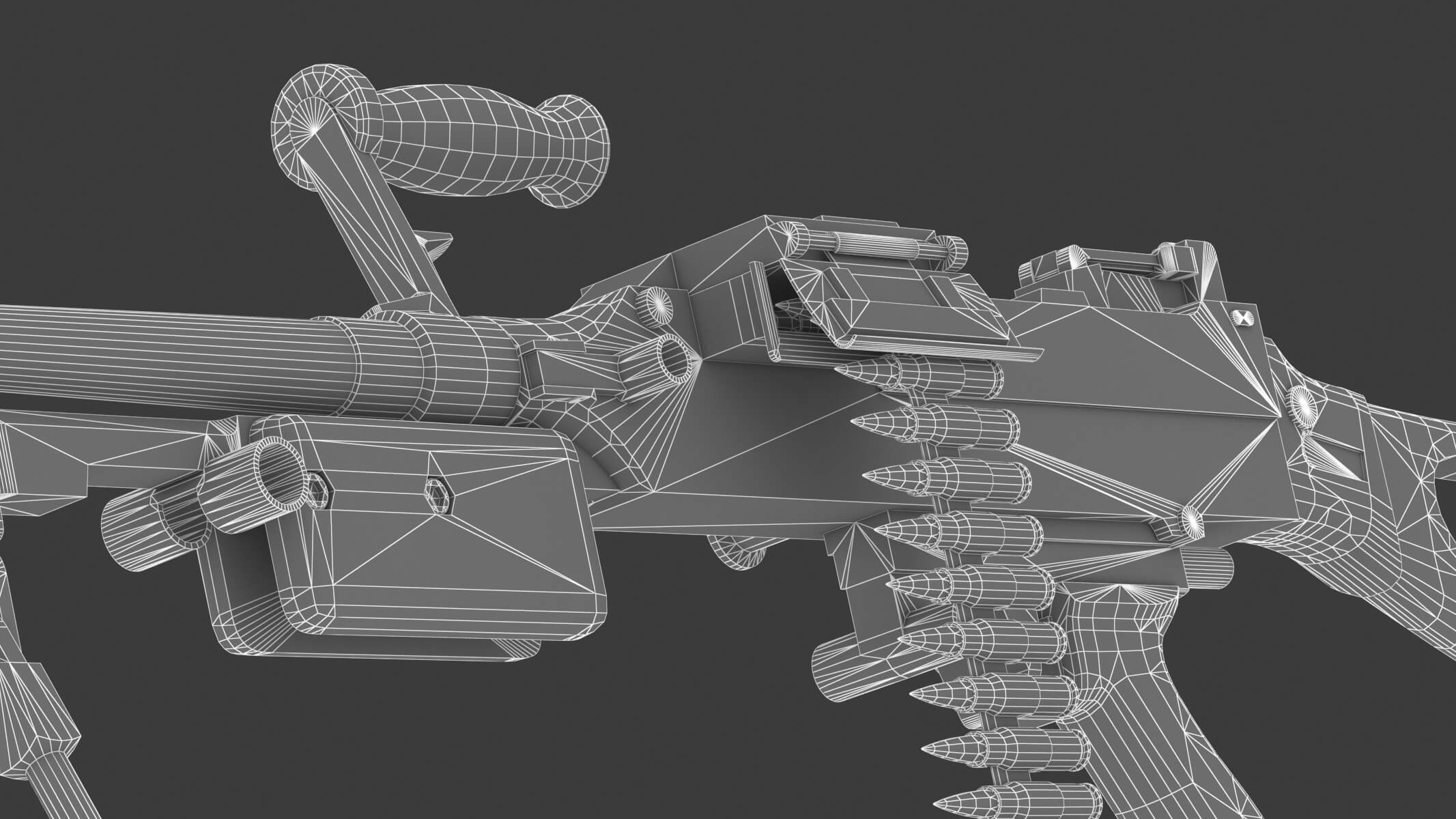 Vektor SS-77 Low Poly 3D Model by frezzy