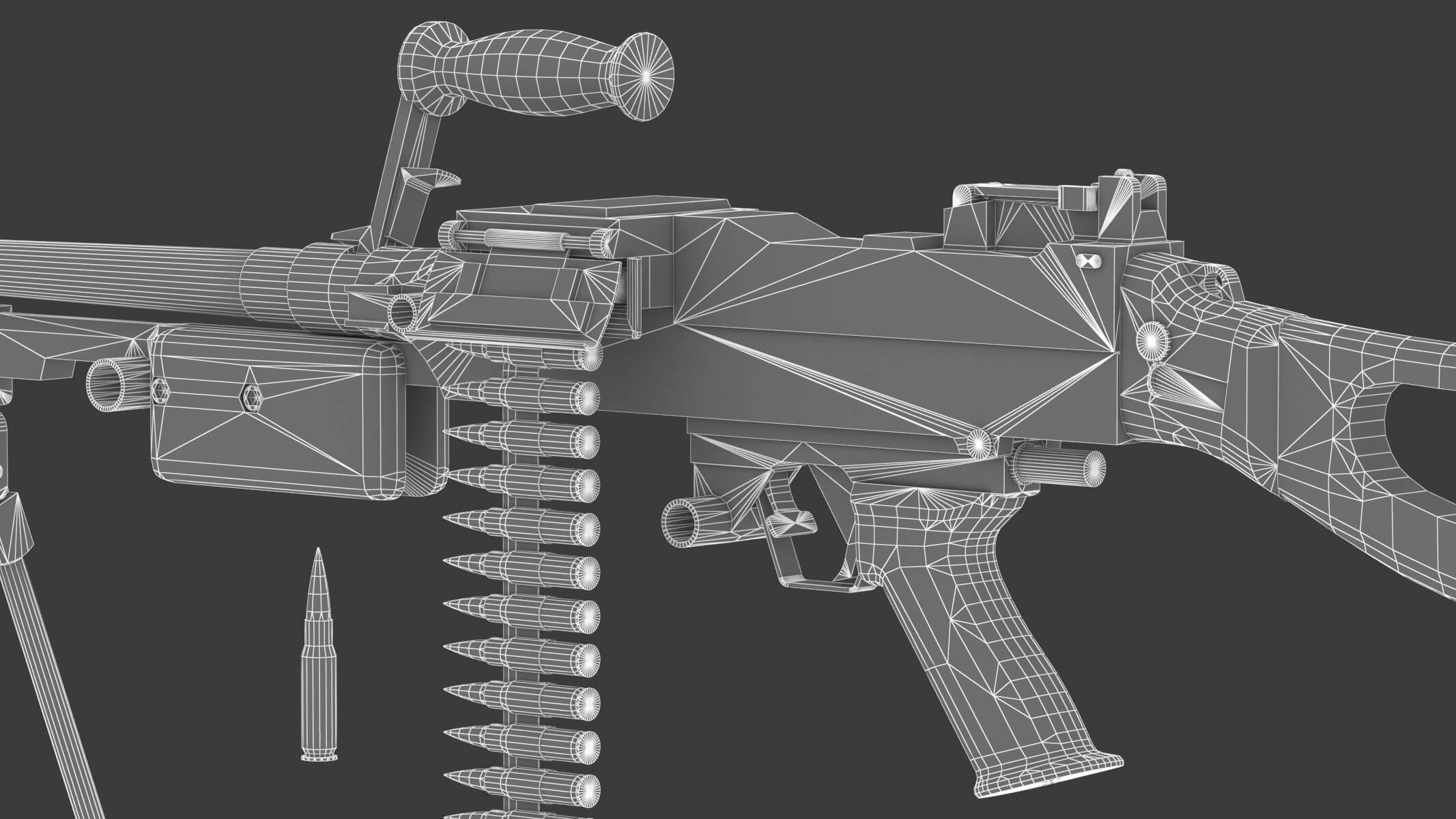 Vektor SS-77 Low Poly 3D Model by frezzy