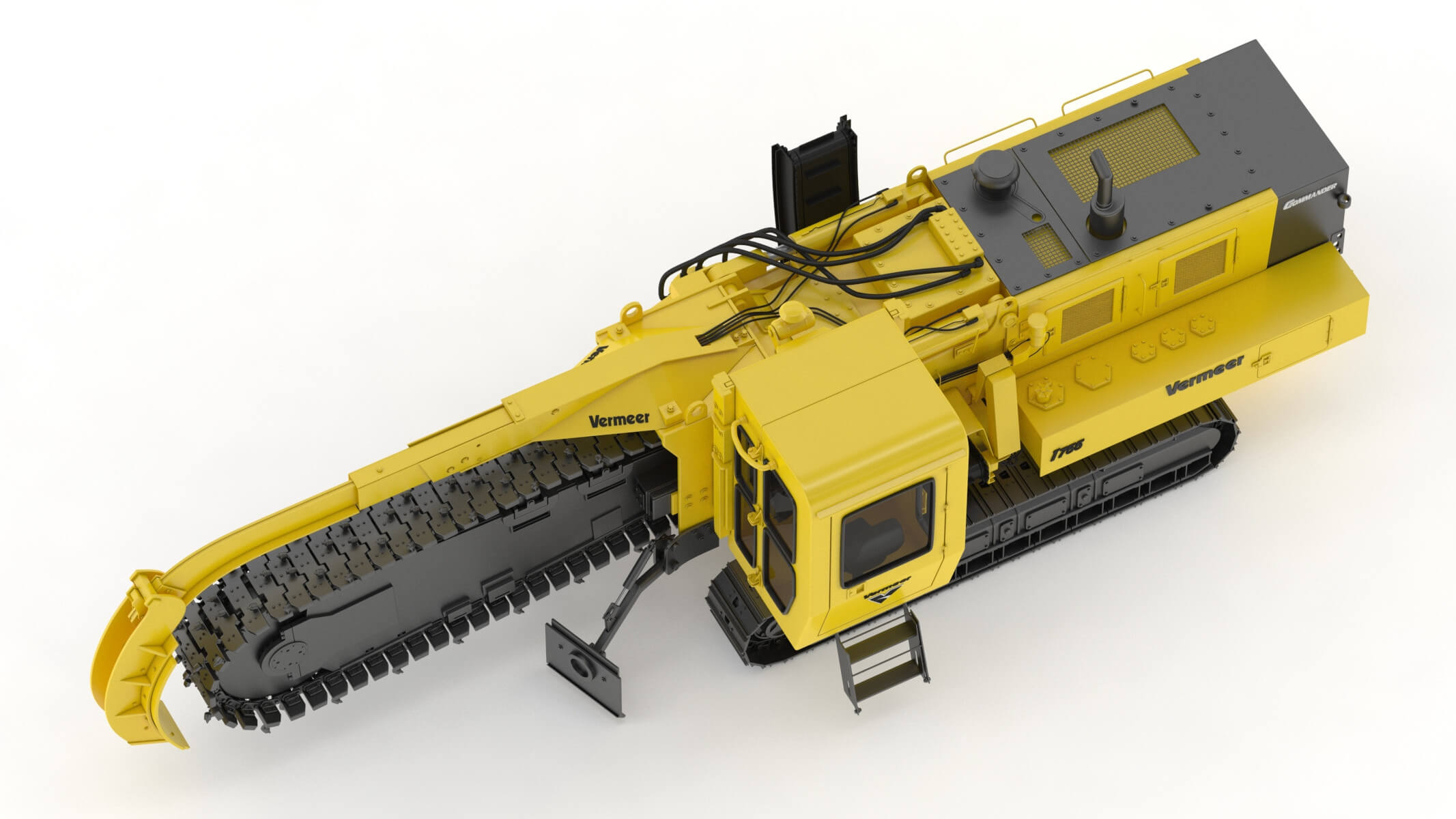 Vermeer T755Iii Pipeline Trencher - 3D Model by frezzy