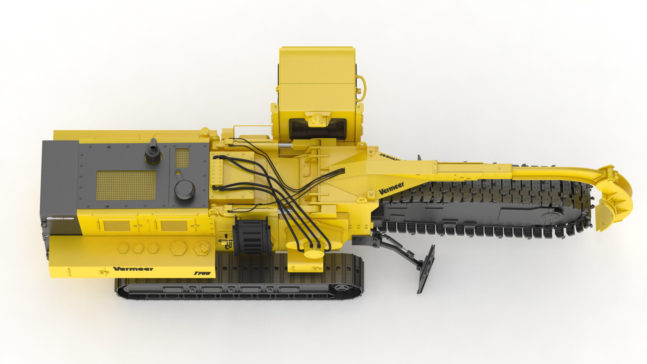 Vermeer T755Iii Pipeline Trencher - 3D Model by frezzy