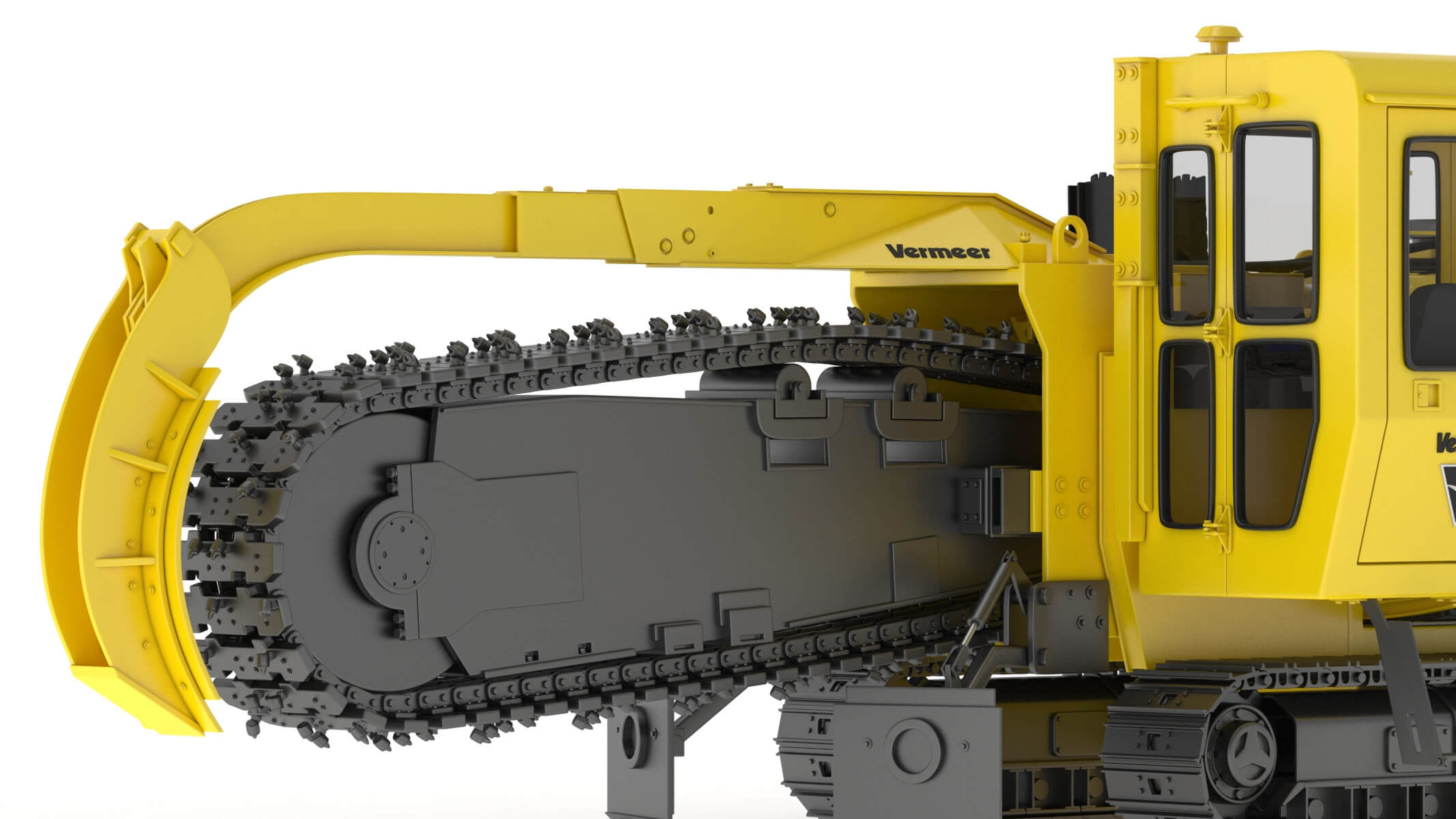 Vermeer T755Iii Pipeline Trencher - 3D Model by frezzy