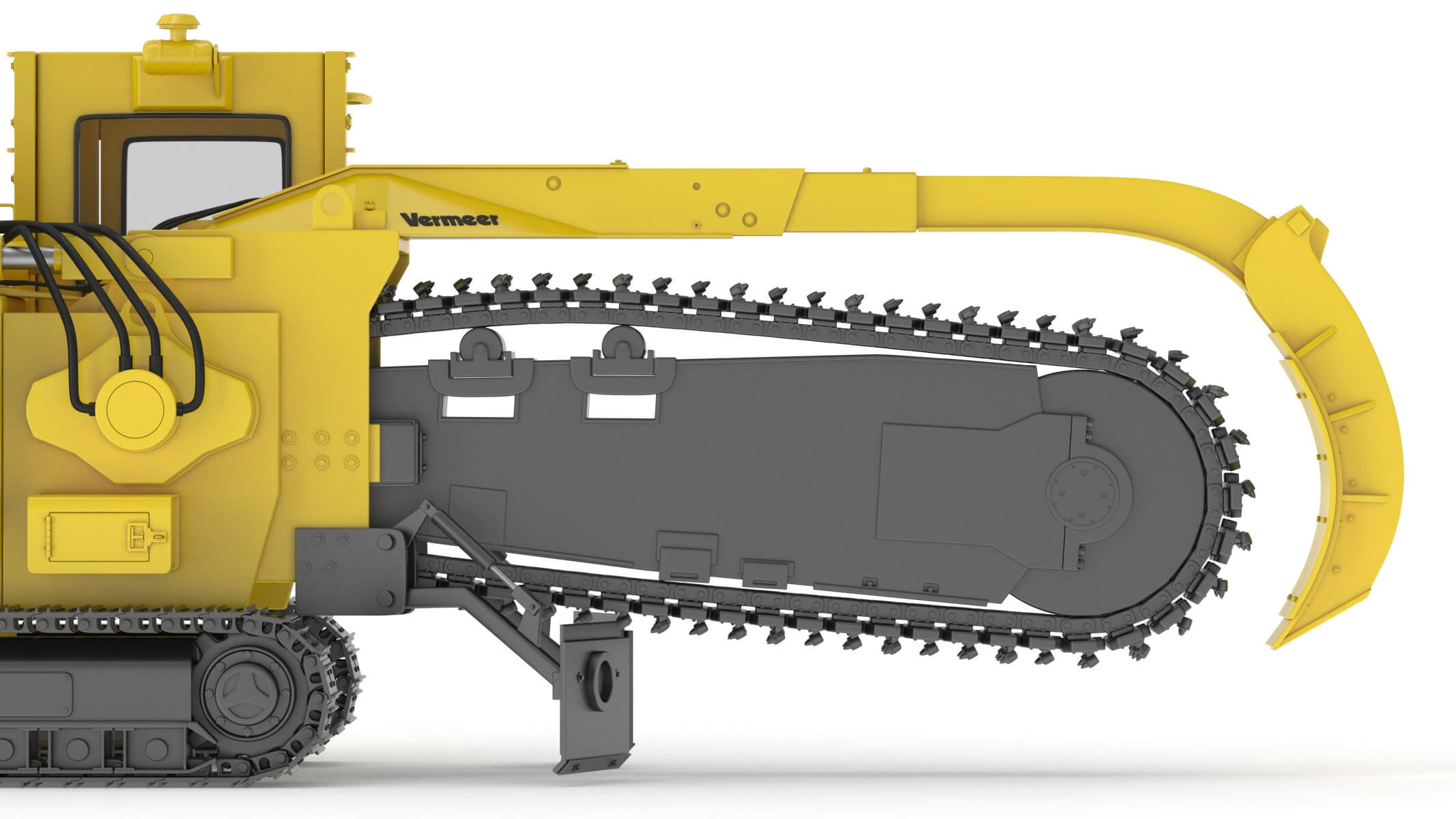 Vermeer T755Iii Pipeline Trencher - 3D Model by frezzy