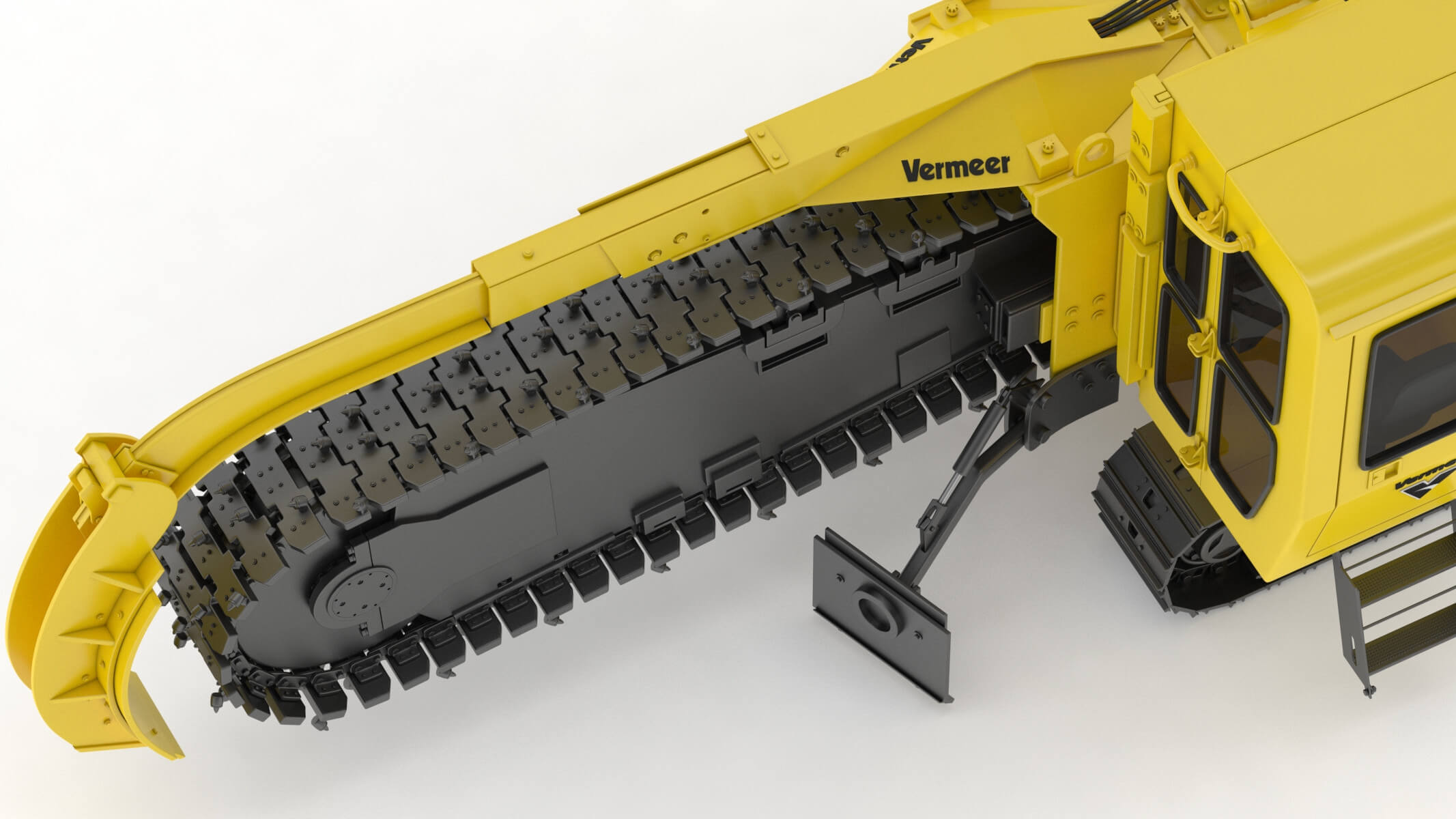 Vermeer T755Iii Pipeline Trencher - 3D Model by frezzy