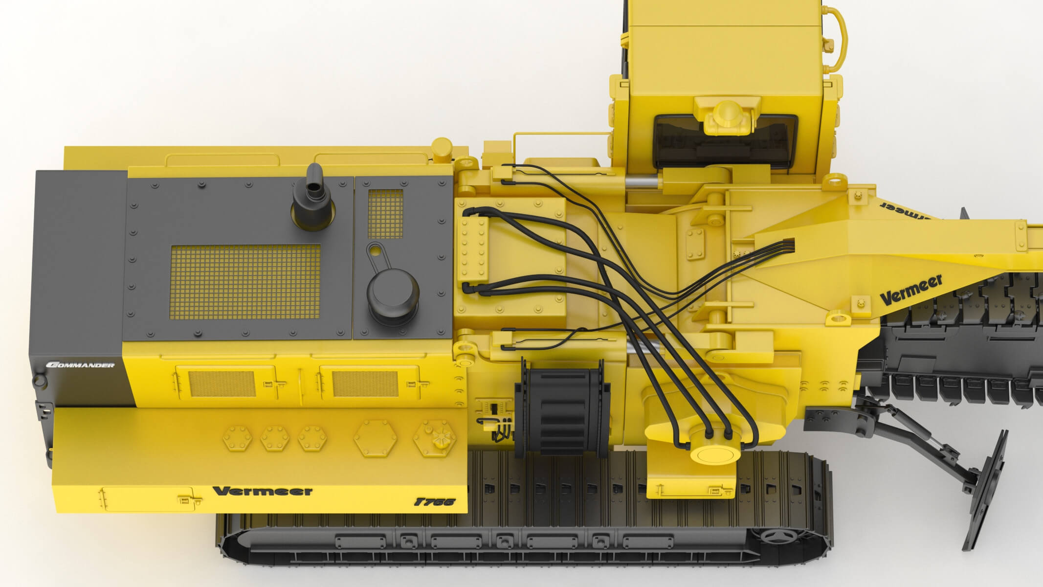 Vermeer T755Iii Pipeline Trencher - 3D Model by frezzy