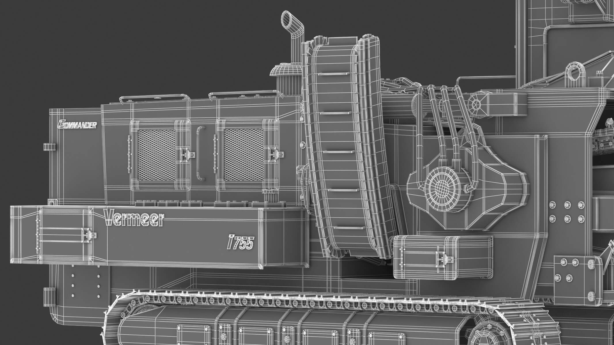 Vermeer T755Iii Pipeline Trencher - 3D Model by frezzy