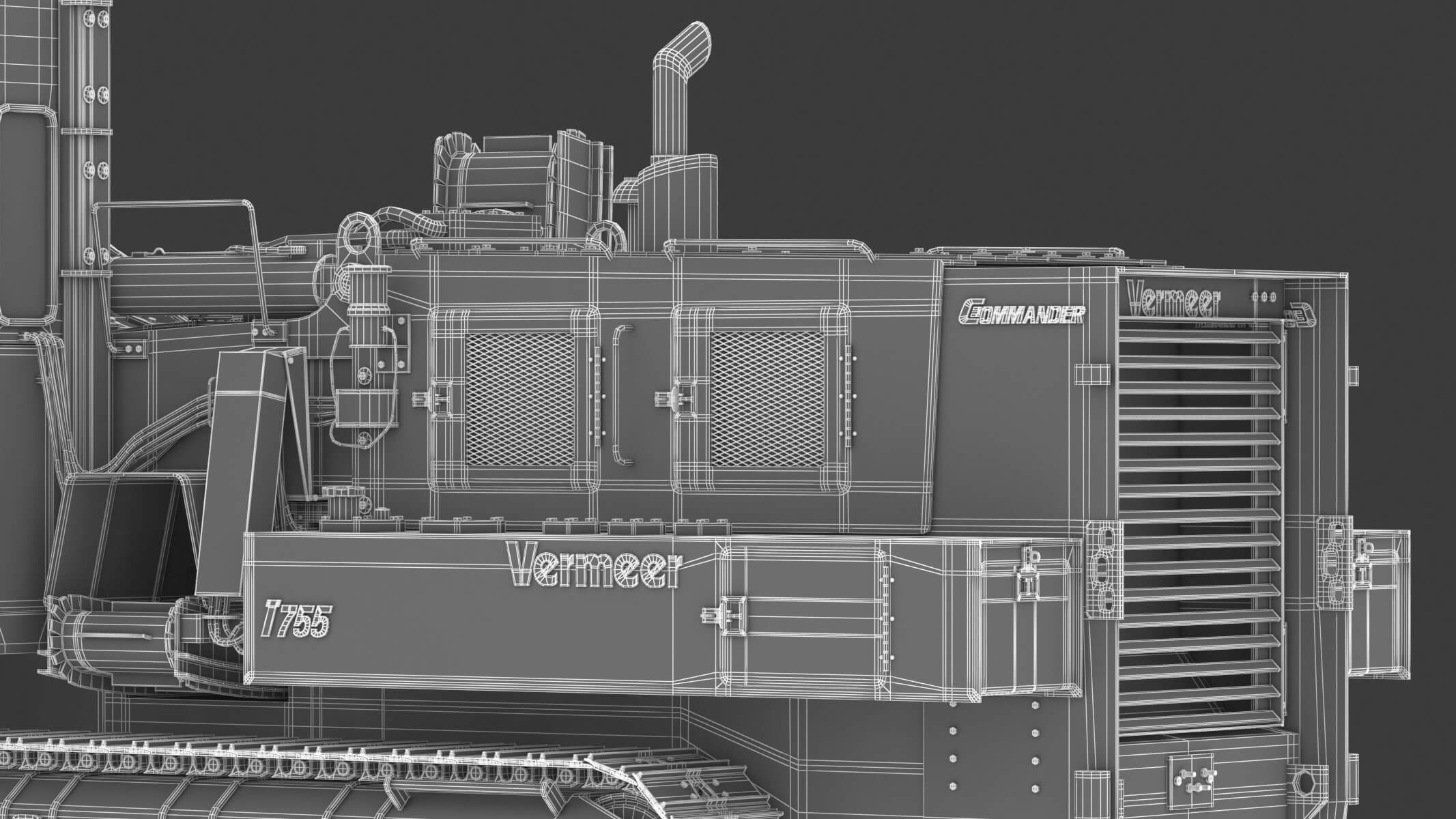 Vermeer T755Iii Pipeline Trencher - 3D Model by frezzy