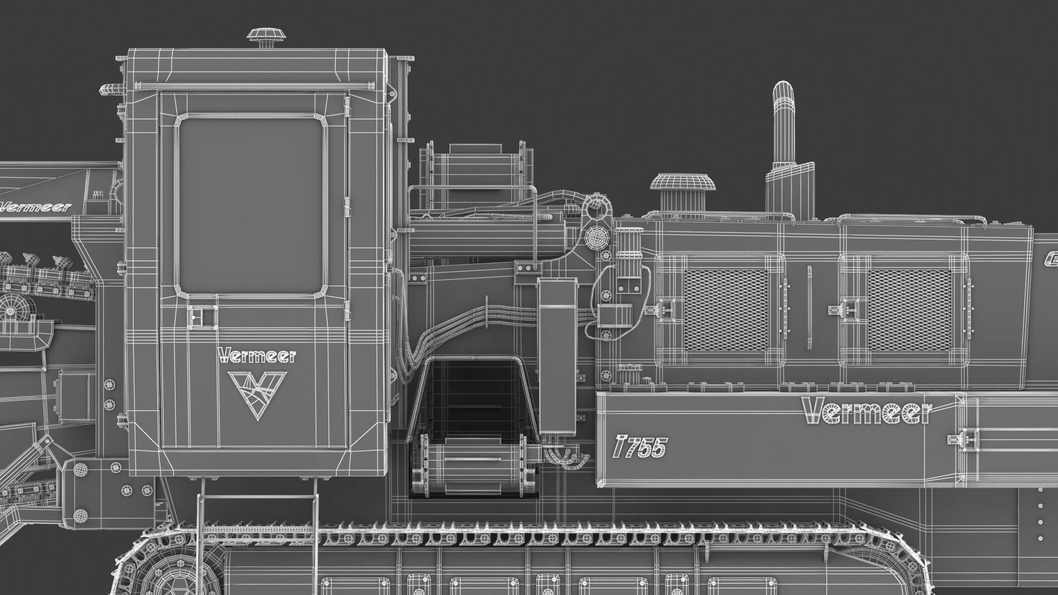 Vermeer T755Iii Pipeline Trencher - 3D Model by frezzy