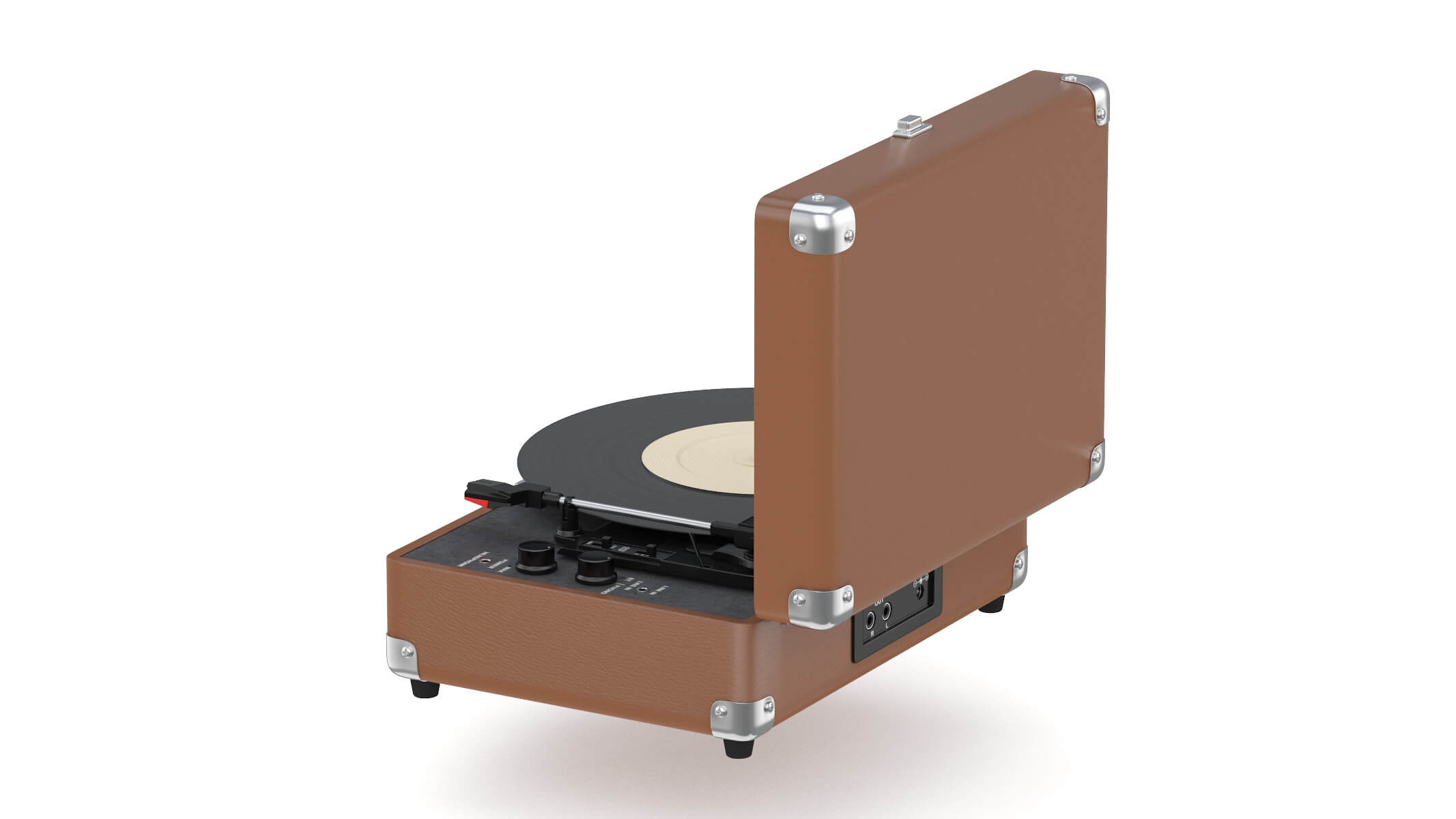 Victrola Vintage Suitcase Record Player - 3D Model by frezzy