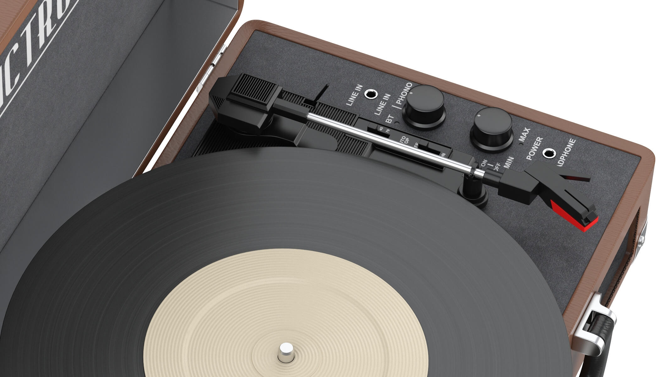 Victrola Vintage Suitcase Record Player - 3D Model by frezzy