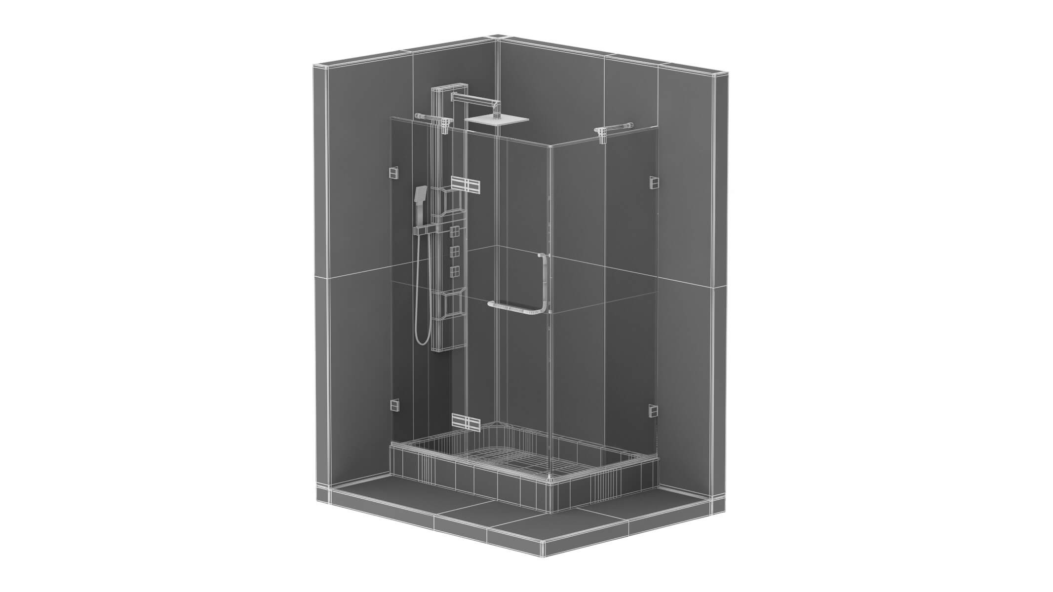Vigo Monteray Shower Type 2 Shower - 3D Model by frezzy