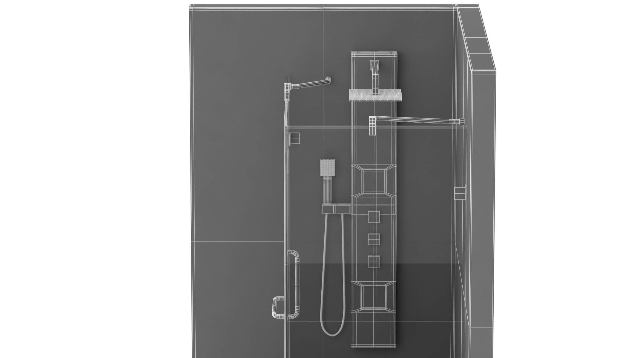 Vigo Monteray Shower Type 2 Shower - 3D Model by frezzy