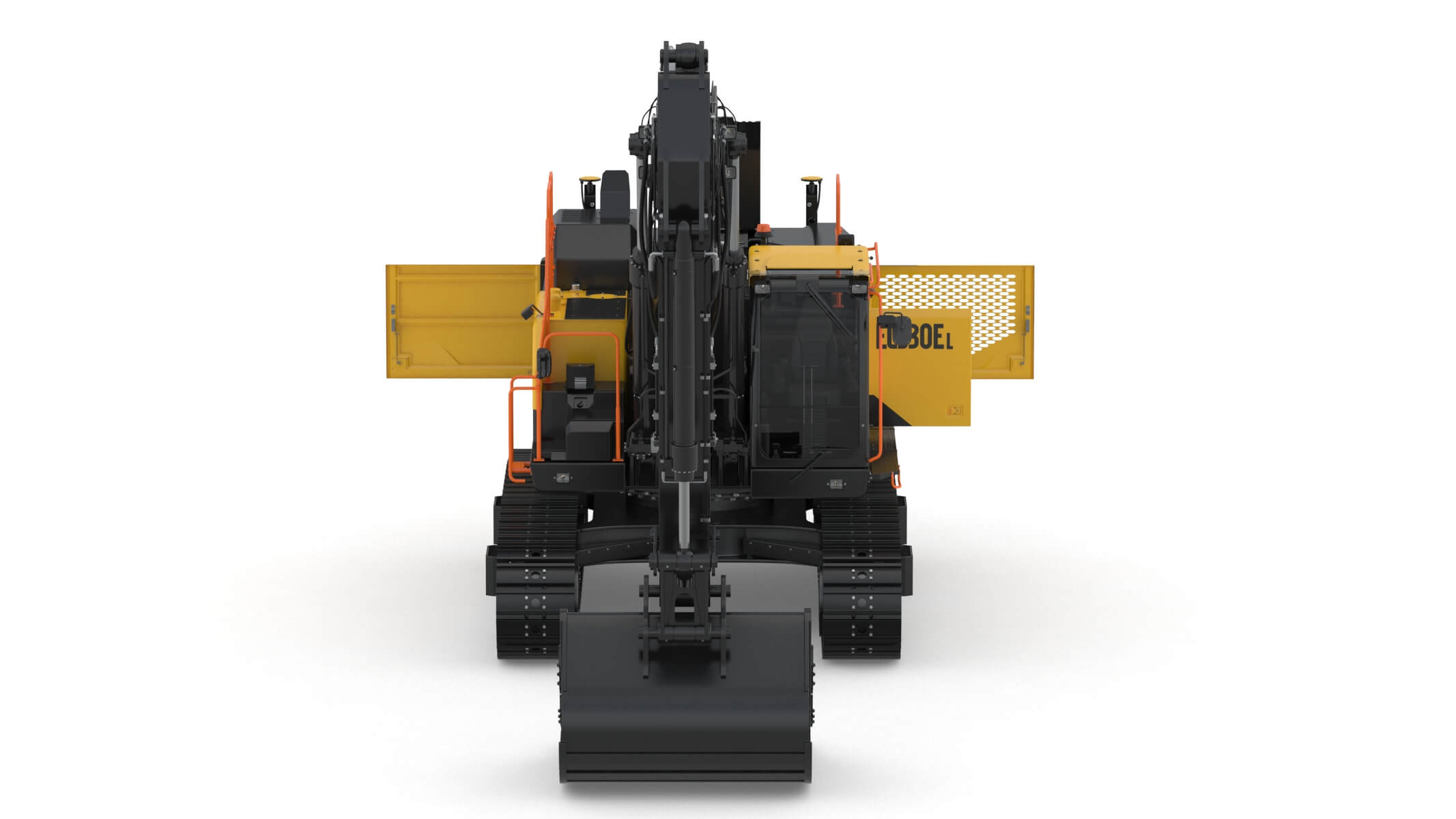 Volvo Ec530El Excavator - 3D Model by frezzy