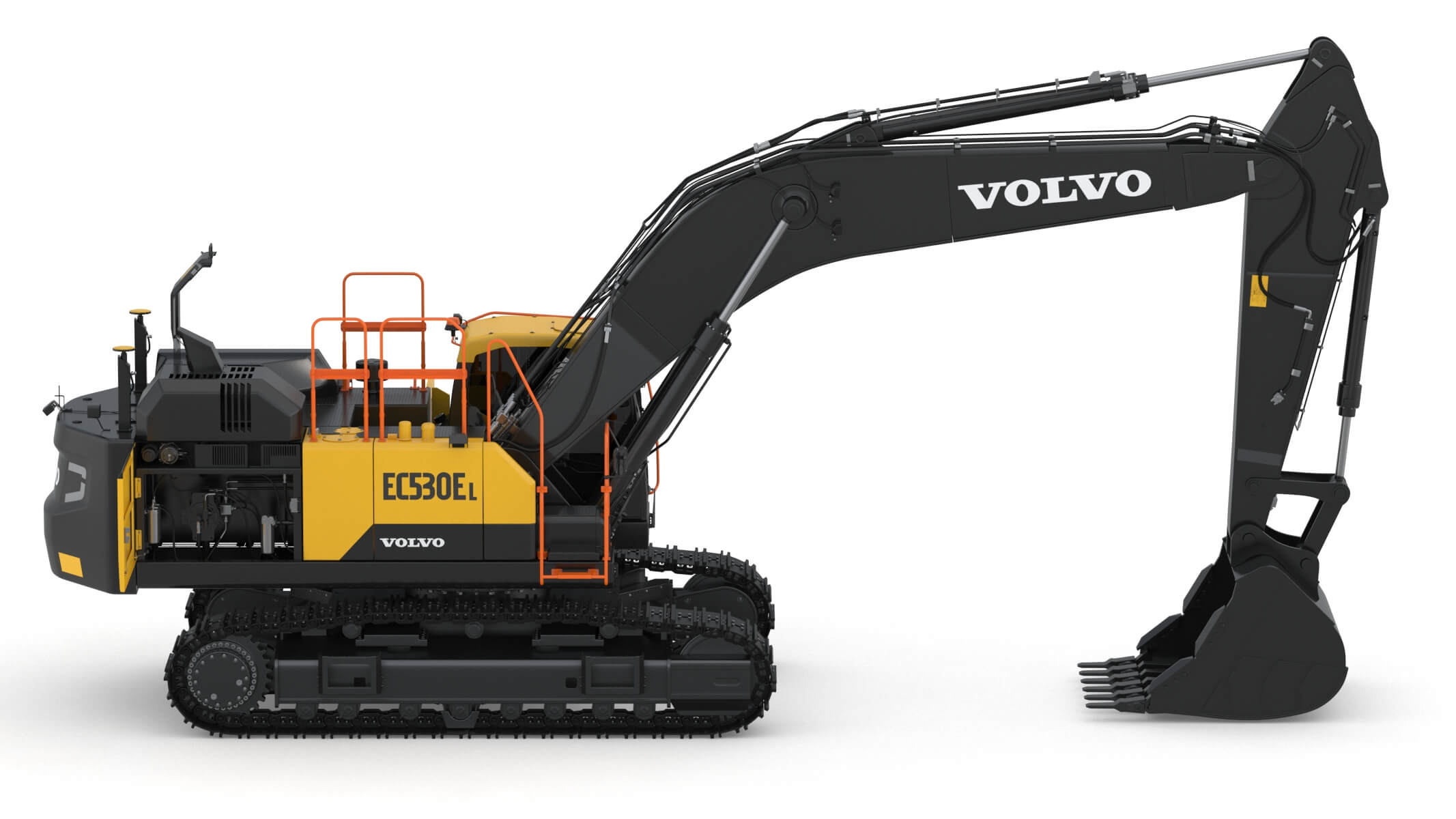 Volvo Ec530El Excavator - 3D Model by frezzy