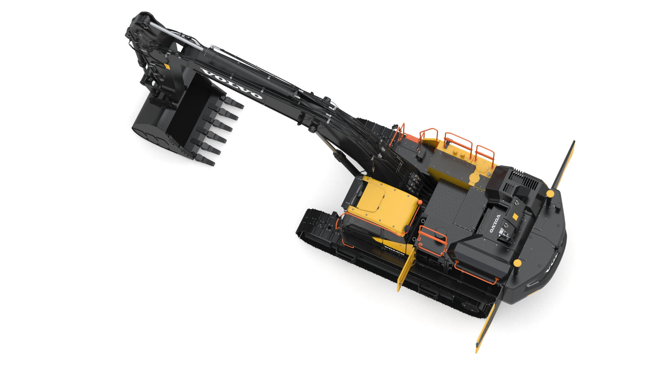 Volvo Ec530El Excavator - 3D Model by frezzy