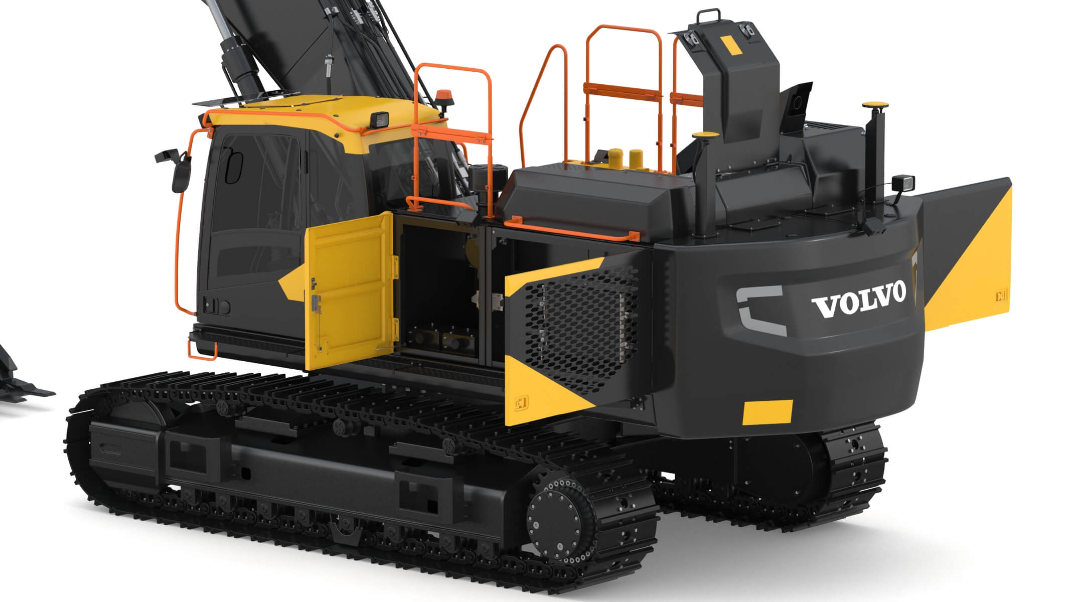 Volvo Ec530El Excavator - 3D Model by frezzy