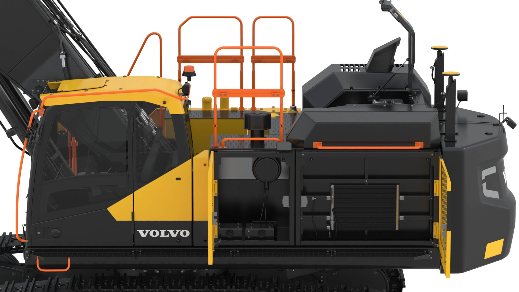 Volvo Ec530El Excavator - 3D Model by frezzy