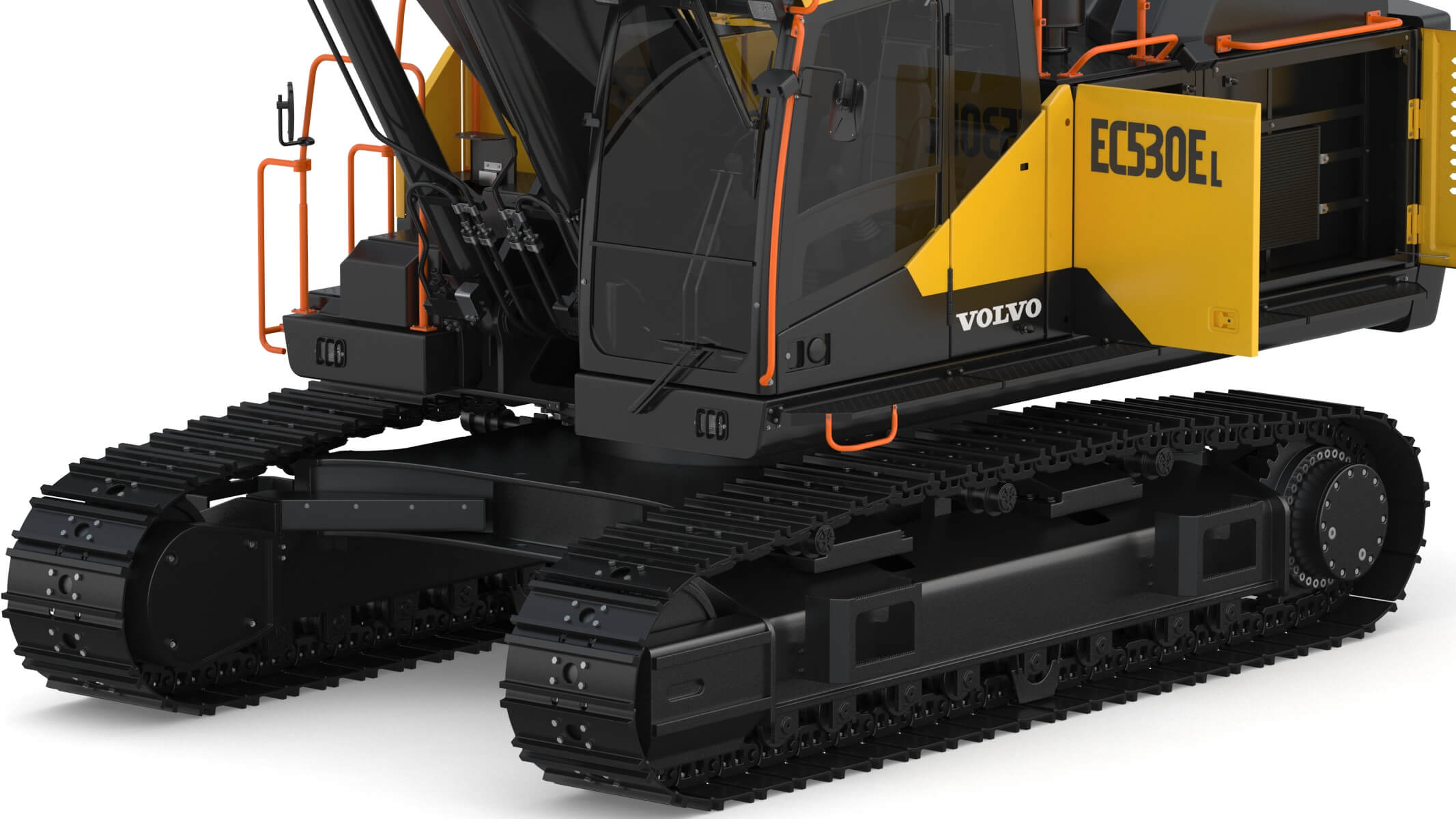 Volvo Ec530El Excavator - 3D Model by frezzy