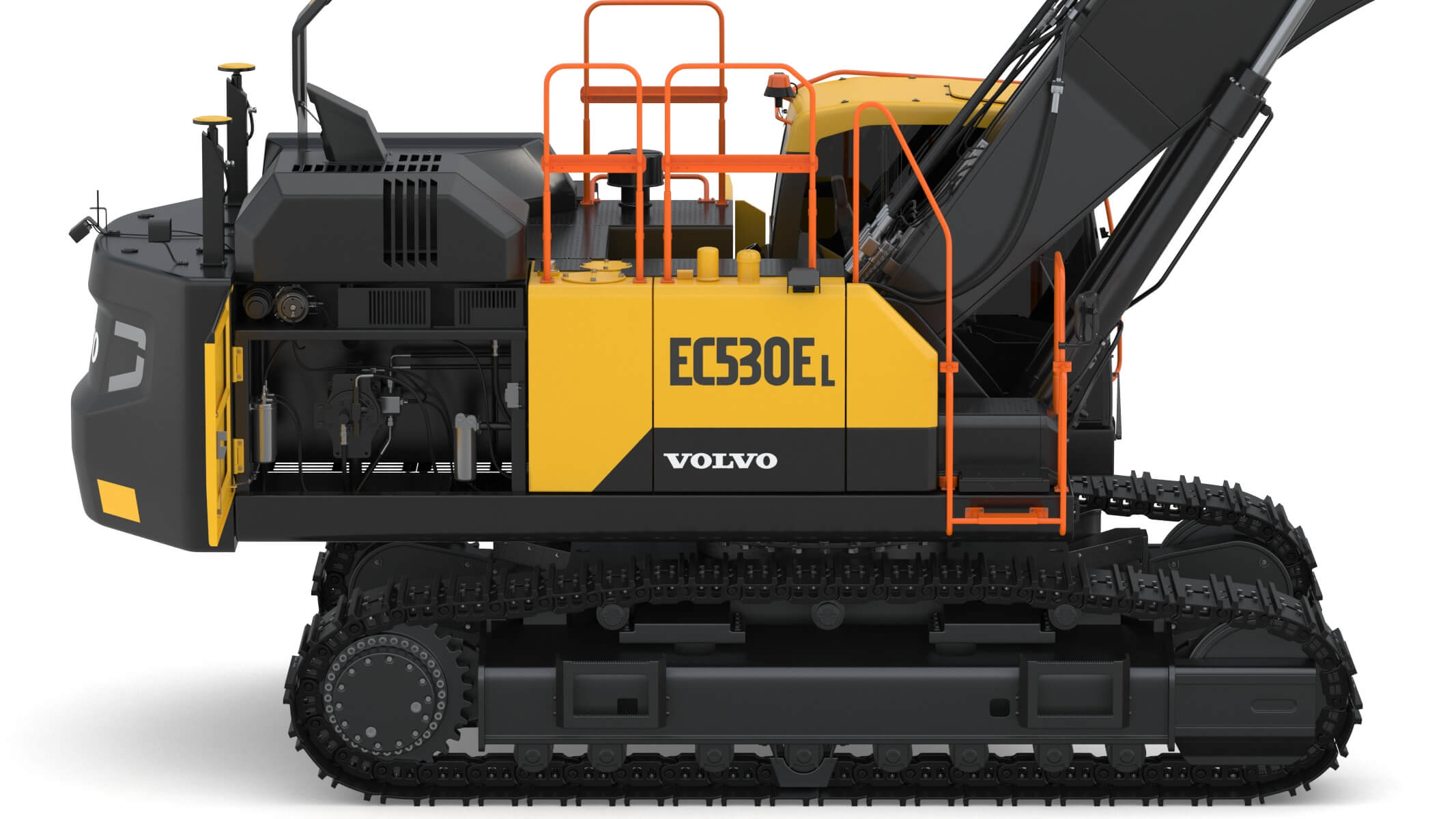 Volvo Ec530El Excavator - 3D Model by frezzy
