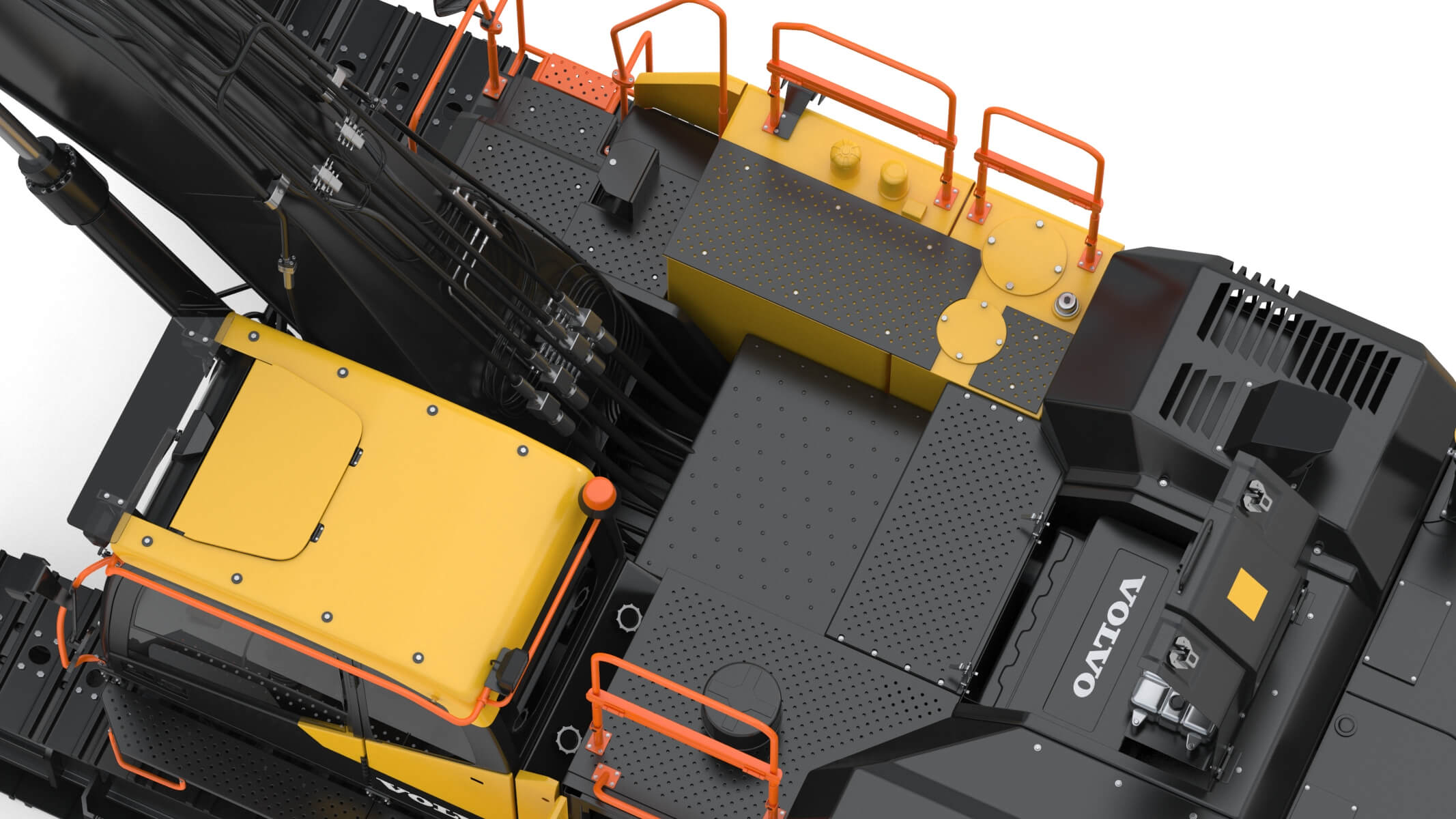 Volvo Ec530El Excavator - 3D Model by frezzy