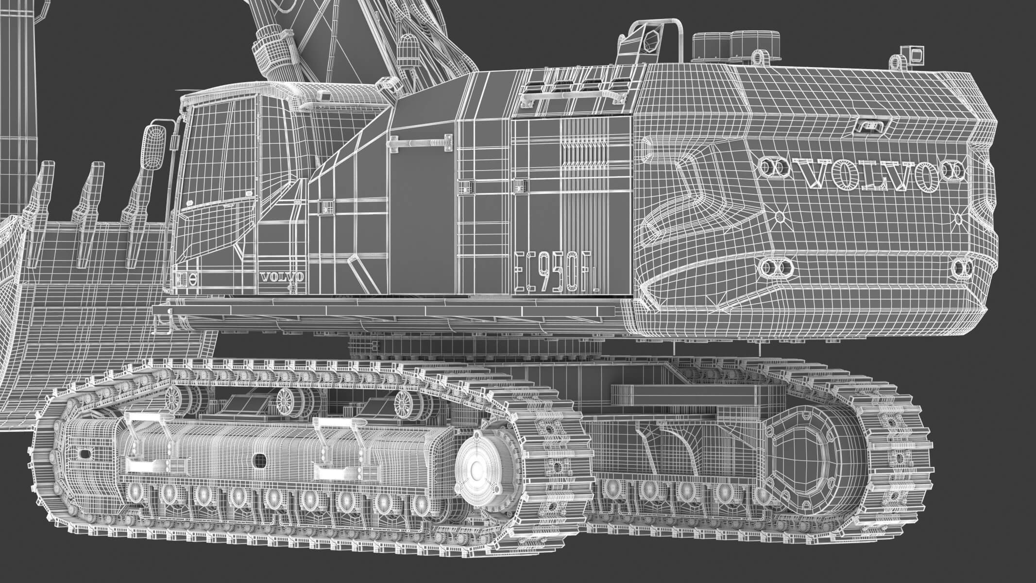 Volvo EC950F - 3D Model by frezzy