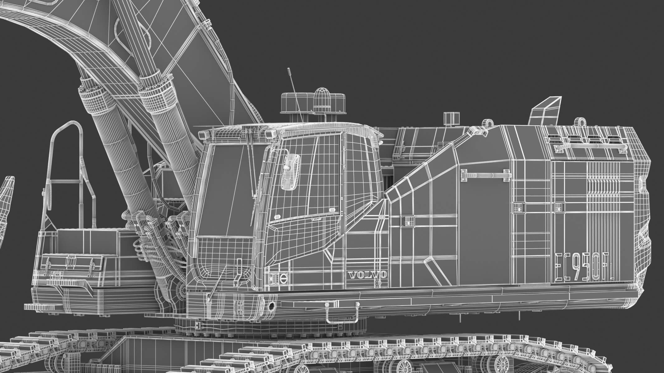 Volvo EC950F - 3D Model by frezzy