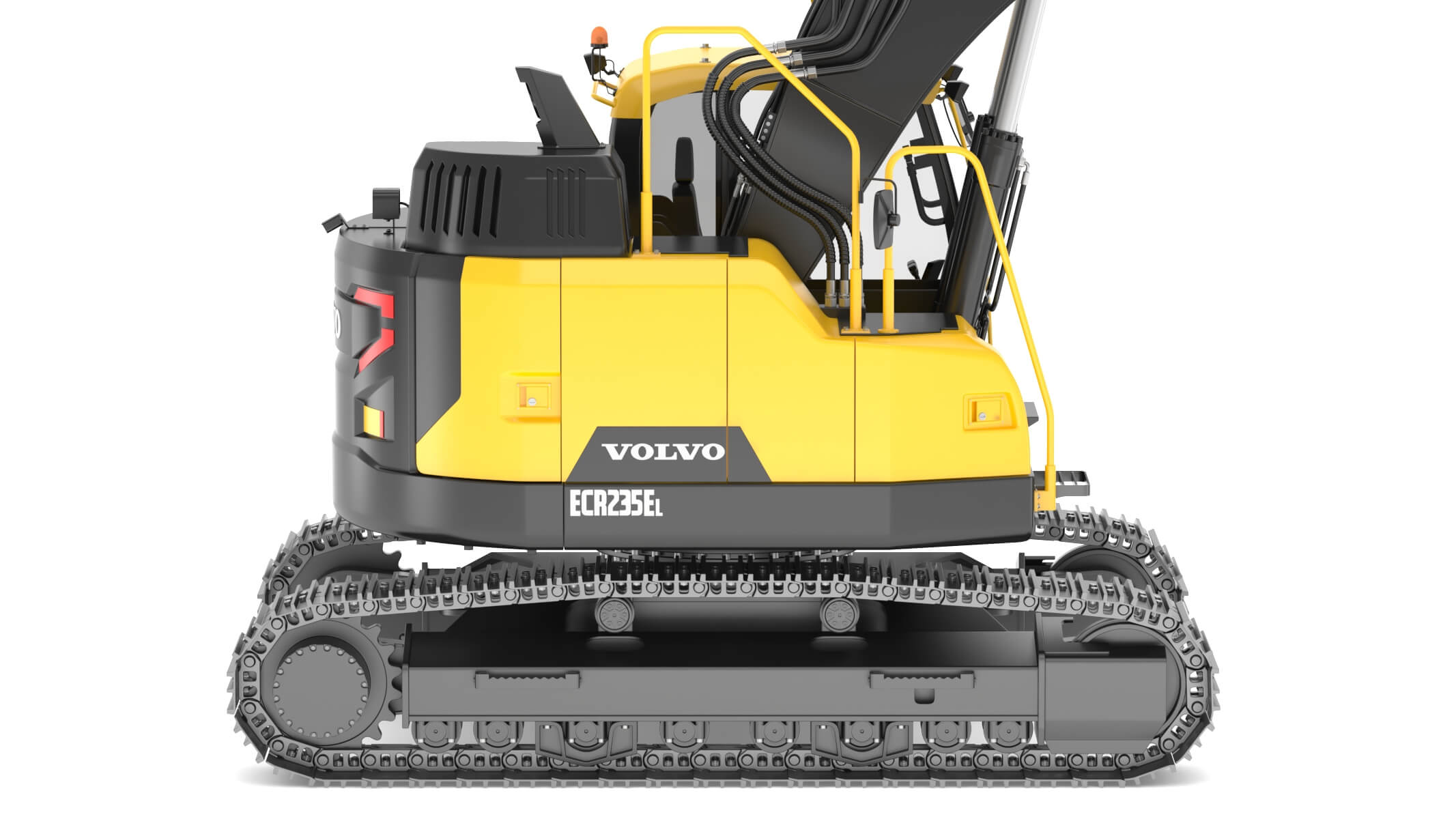 Volvo Ecr 235 El Excavator - 3D Model by frezzy