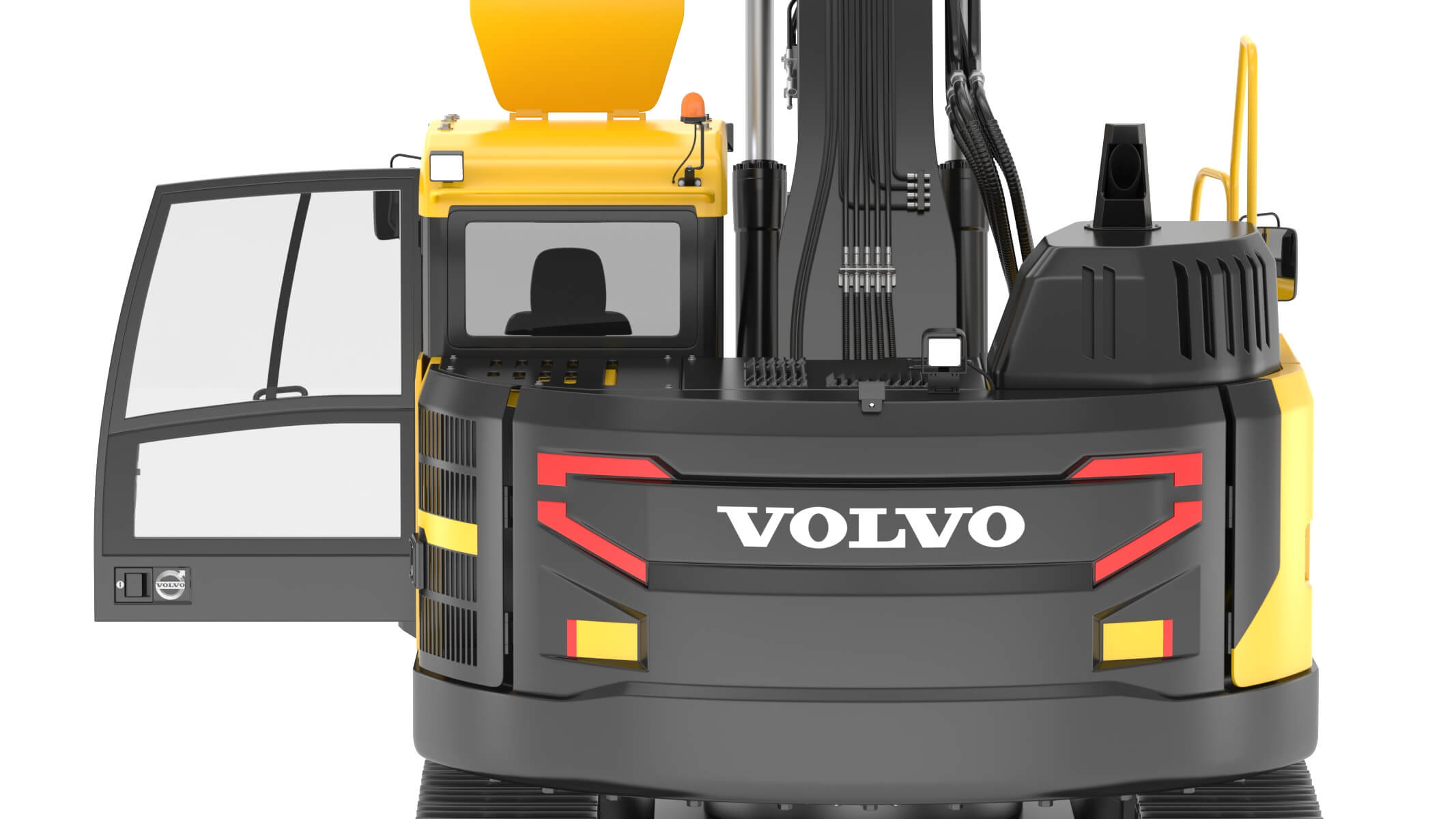 Volvo Ecr 235 El Excavator - 3D Model by frezzy