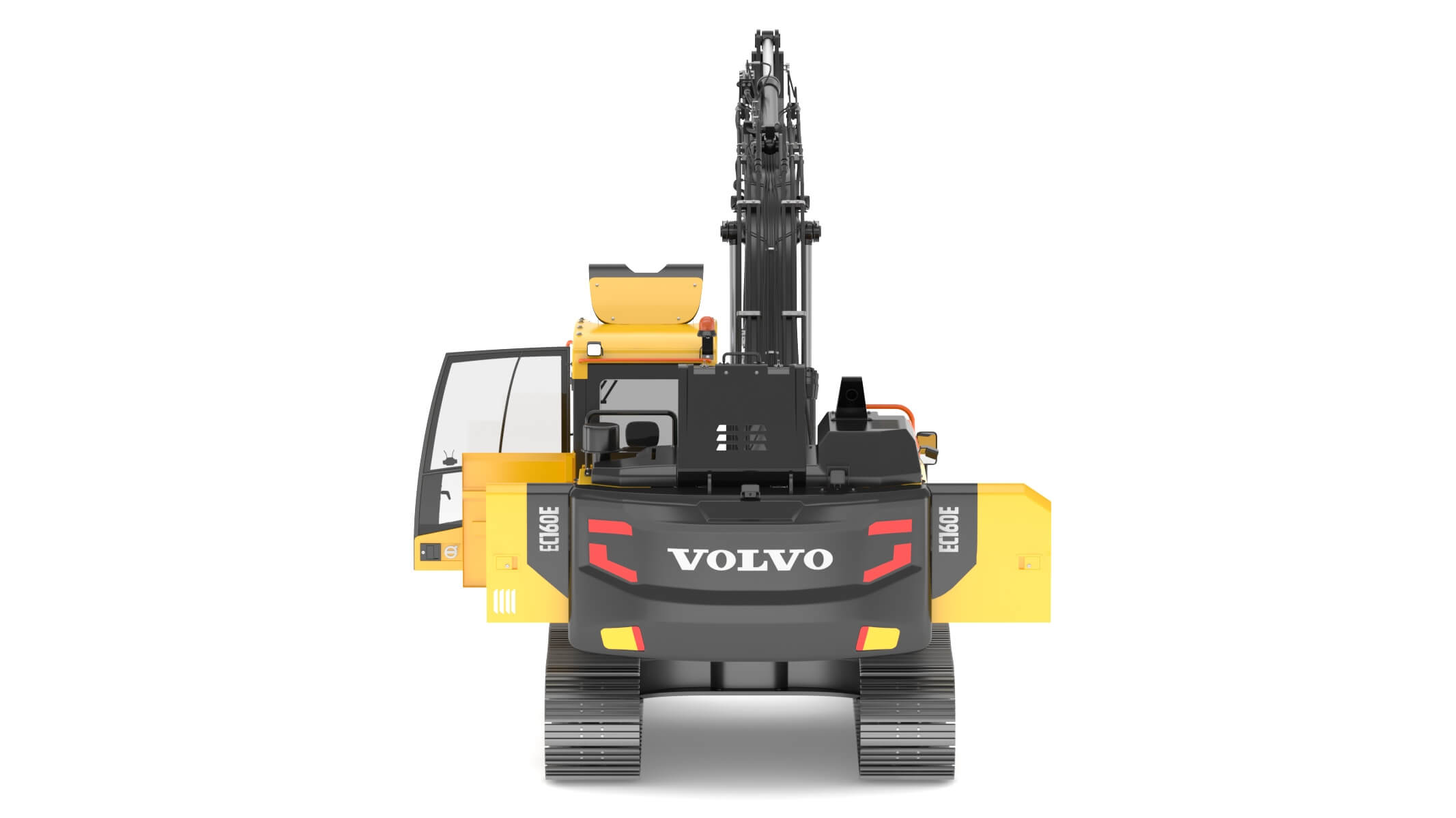 Volvo Medium Crawler Excavators Ec160E - 3D Model by frezzy