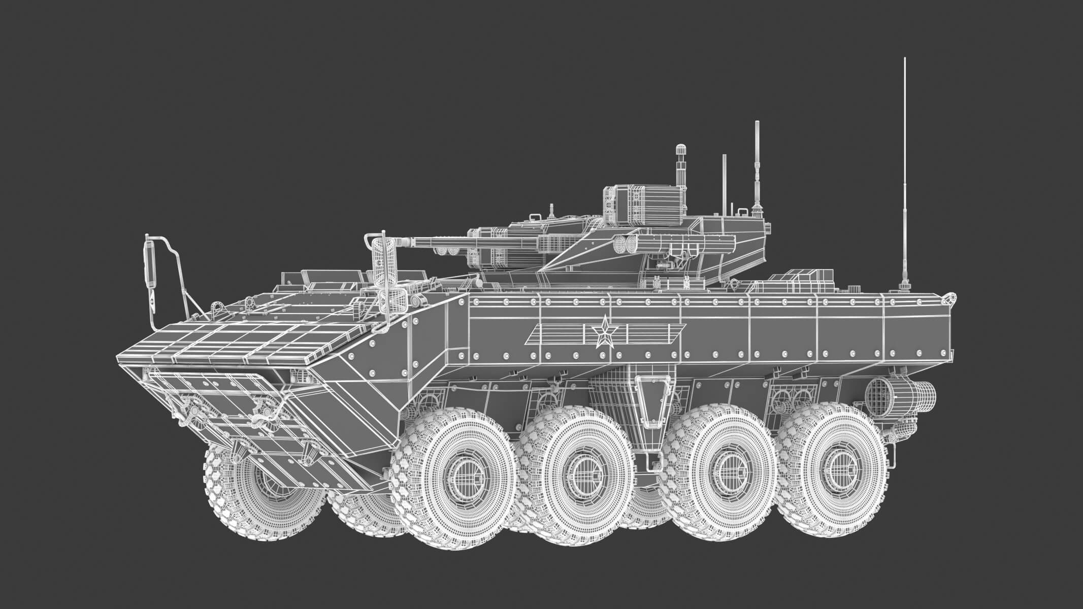 VPK-7829 Bumerang 3D Model by frezzy