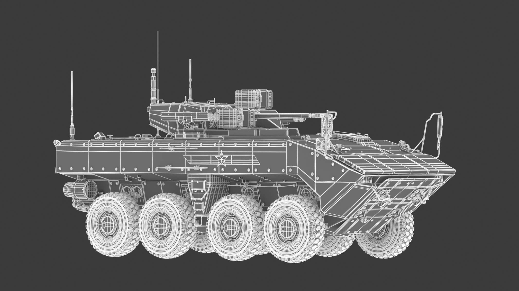 VPK-7829 Bumerang 3D Model by frezzy