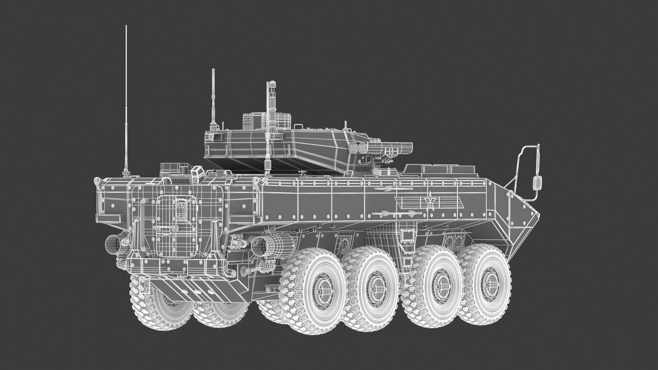 VPK-7829 Bumerang 3D Model by frezzy